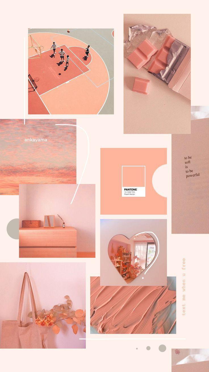Soft Peach Aesthetic Wallpapers - Top Free Soft Peach Aesthetic ...