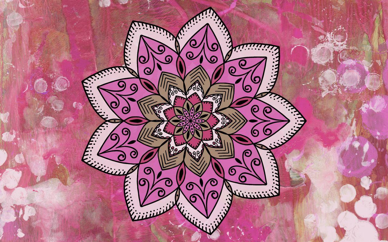 Pink Mandala Wallpapers - Top Free Pink Mandala Backgrounds ...