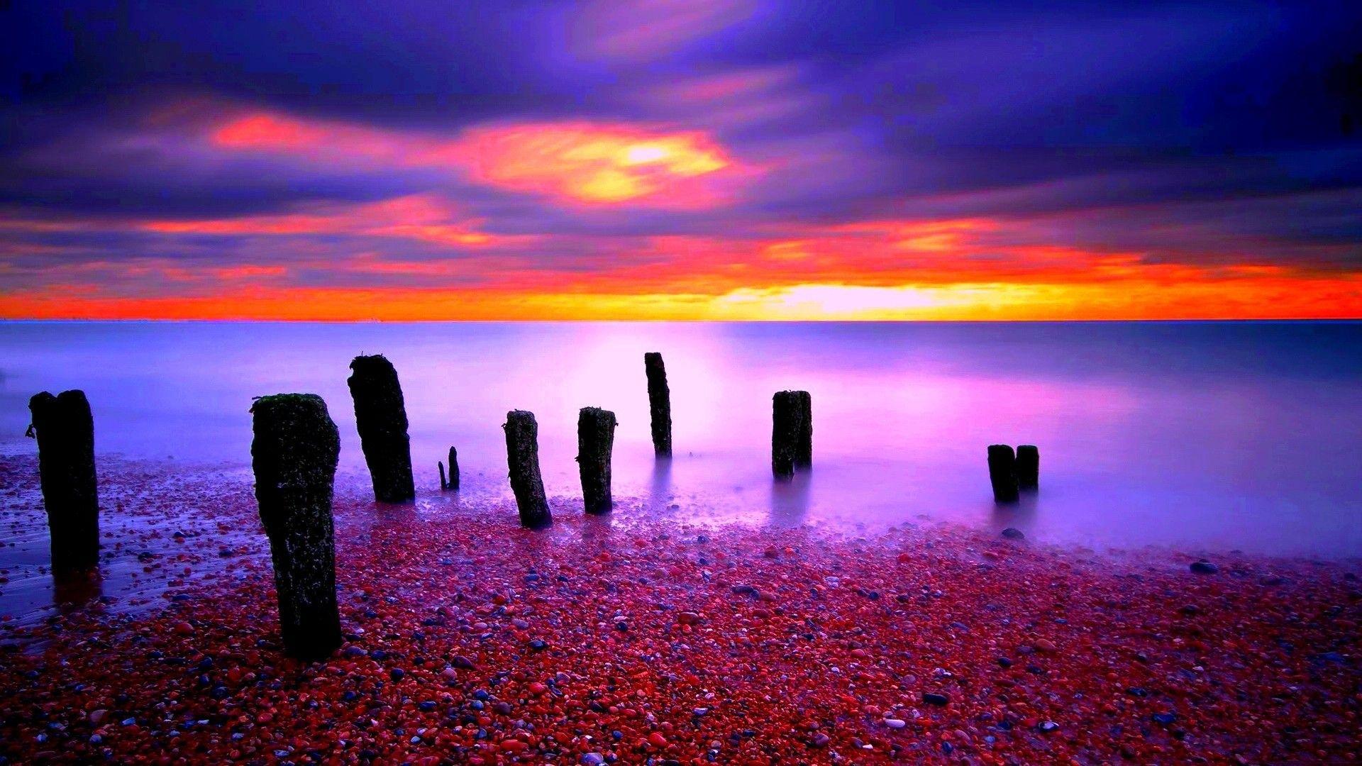 Colorful Ocean Sunset Wallpapers - Top Free Colorful Ocean Sunset ...