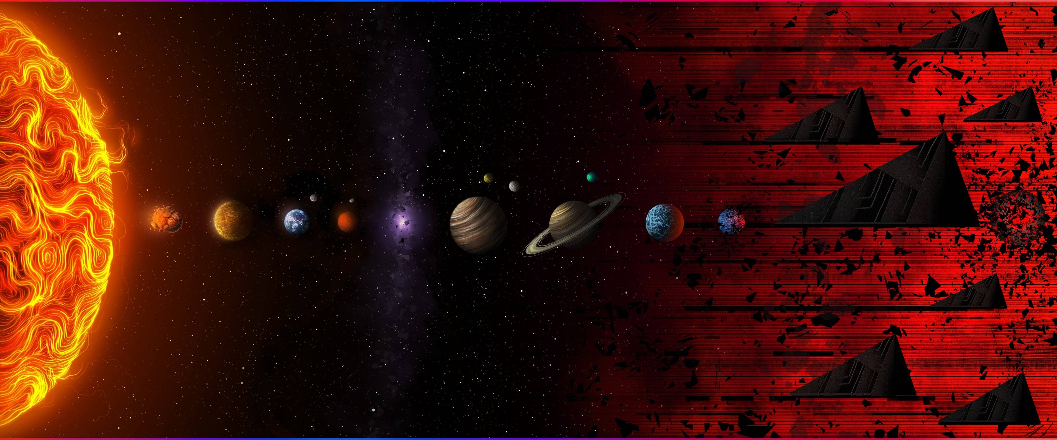 Solar System Art Wallpapers - Top Free Solar System Art Backgrounds ...