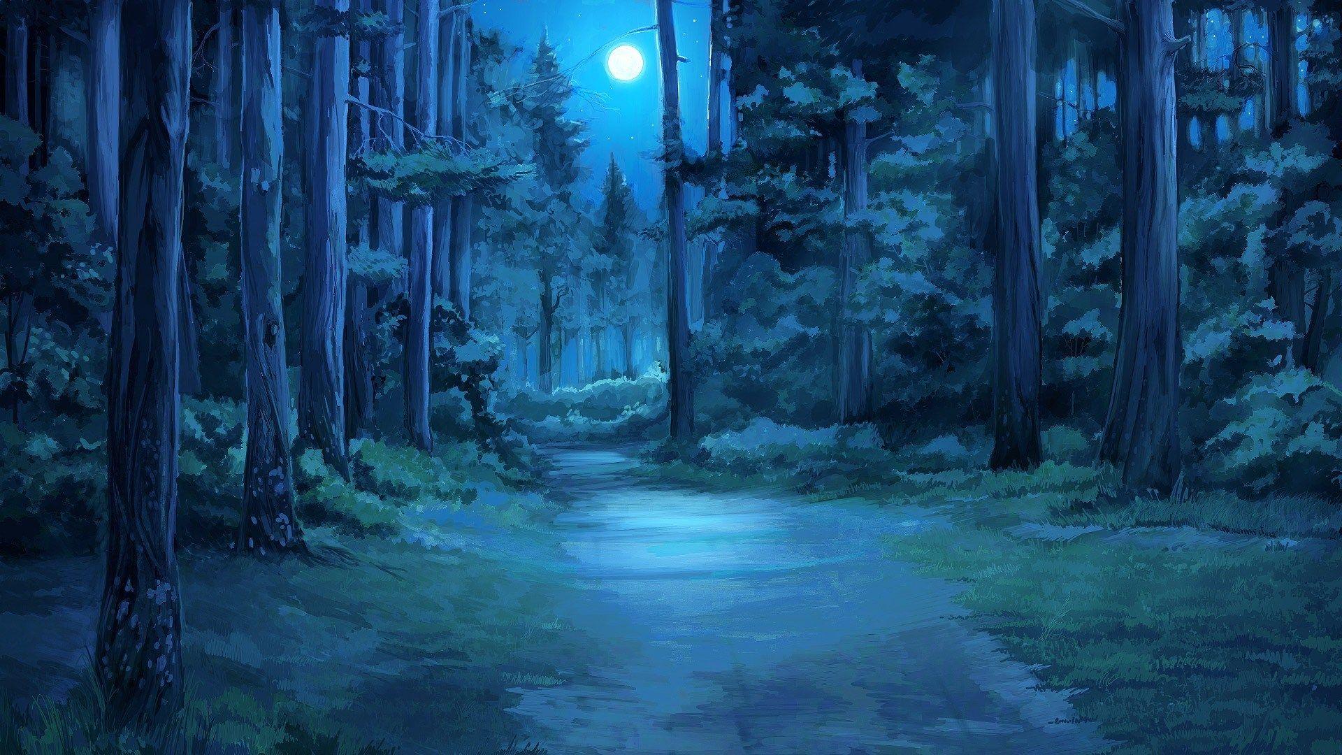 Dark Anime Forest Wallpapers - Top Free Dark Anime Forest Backgrounds ...