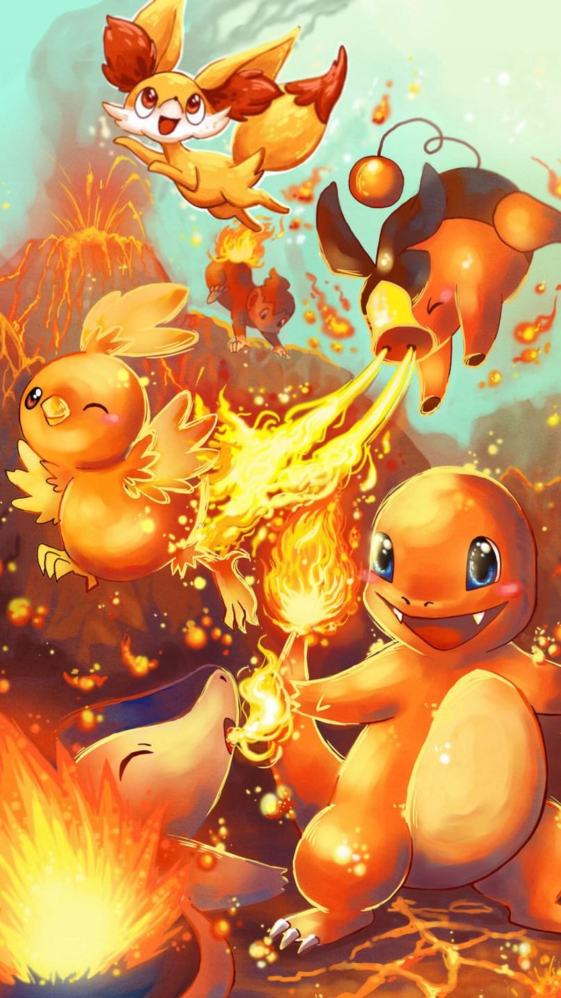 Fire Type Pokemon Wallpapers - Top Free Fire Type Pokemon Backgrounds ...