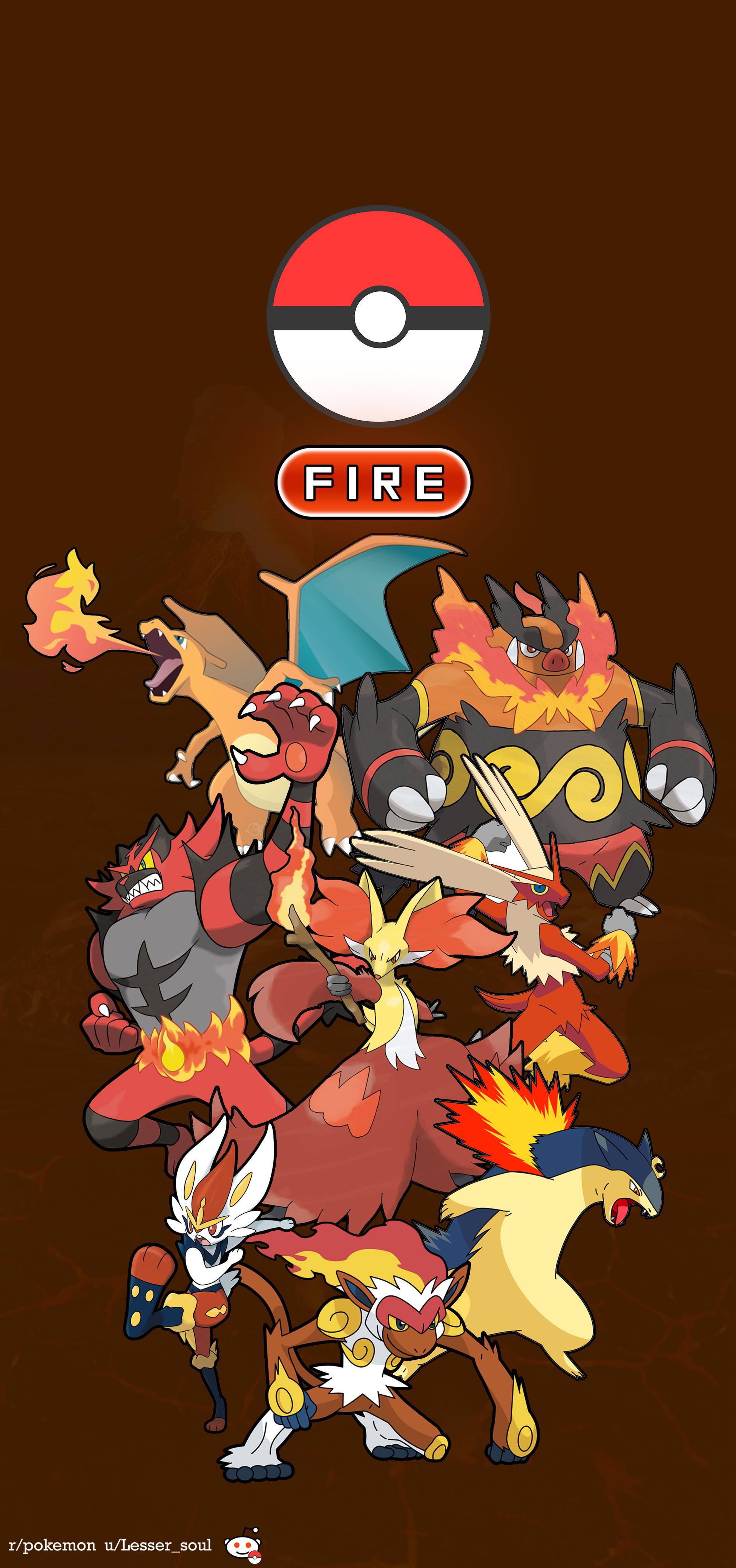 Fire Type Pokemon Wallpapers - Top Free Fire Type Pokemon Backgrounds ...