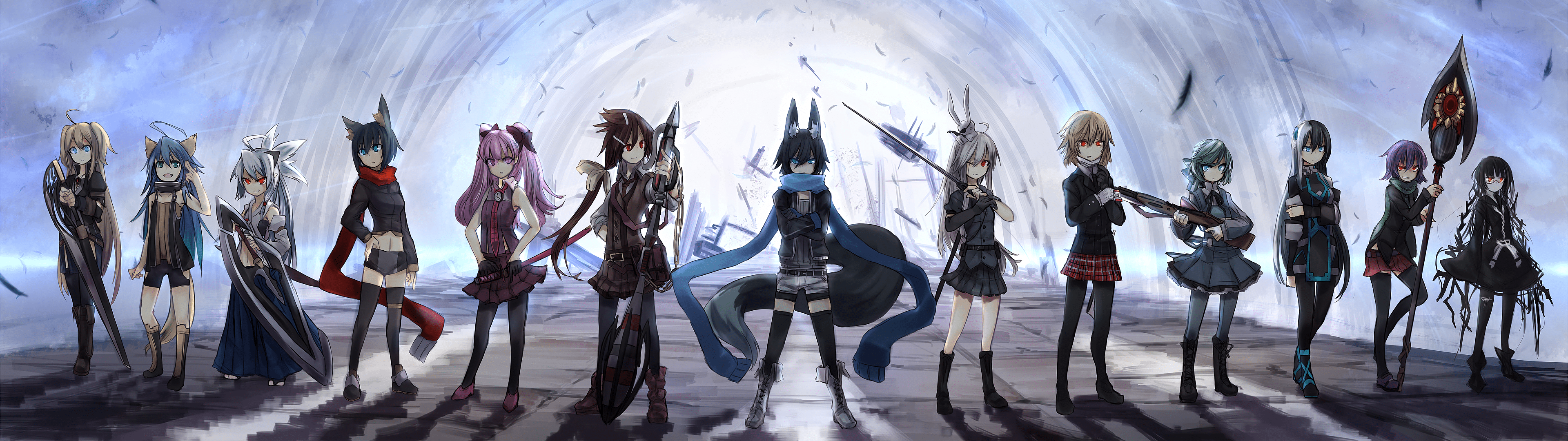 Triple Monitor Anime Wallpapers - Top Free Triple Monitor Anime ...