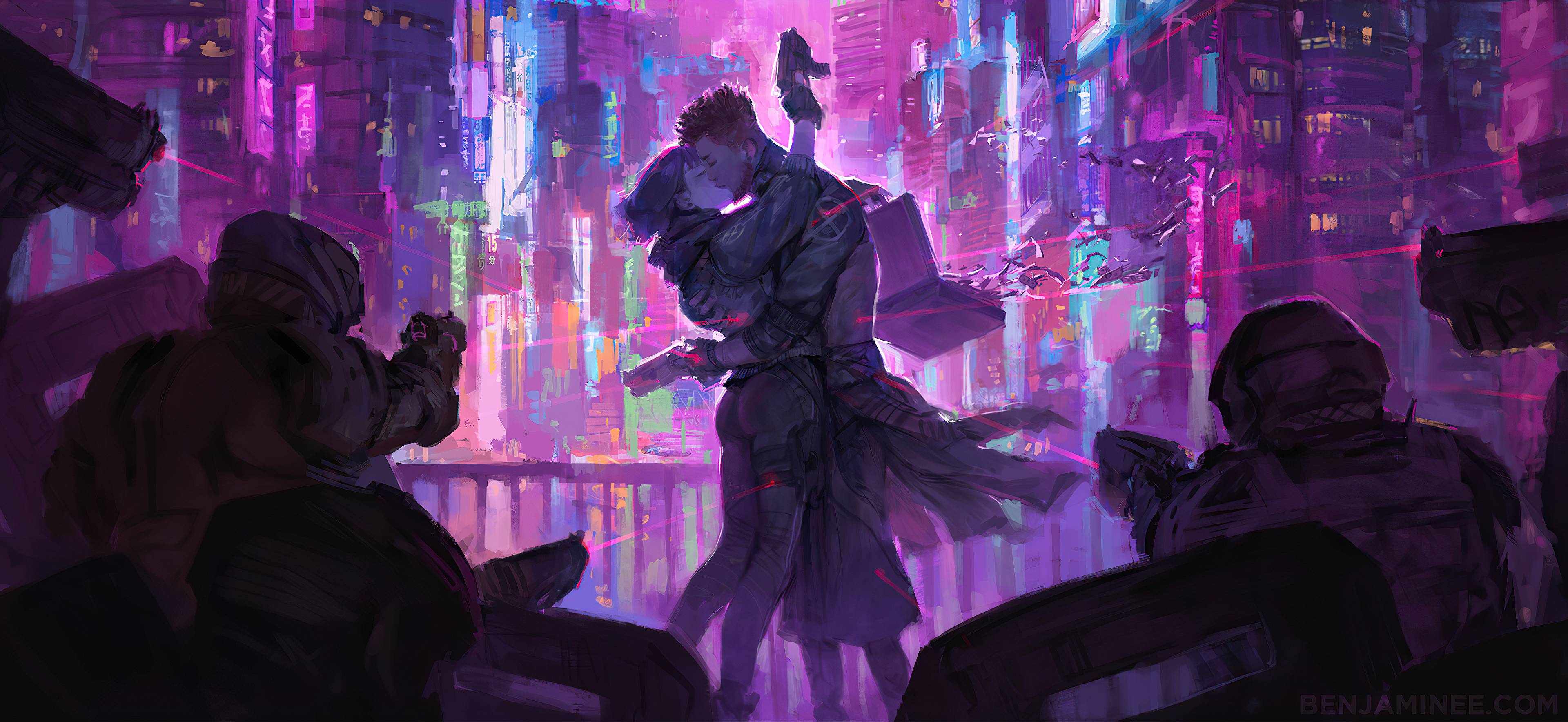 Cyberpunk Purple Wallpapers - Top Free Cyberpunk Purple Backgrounds ...