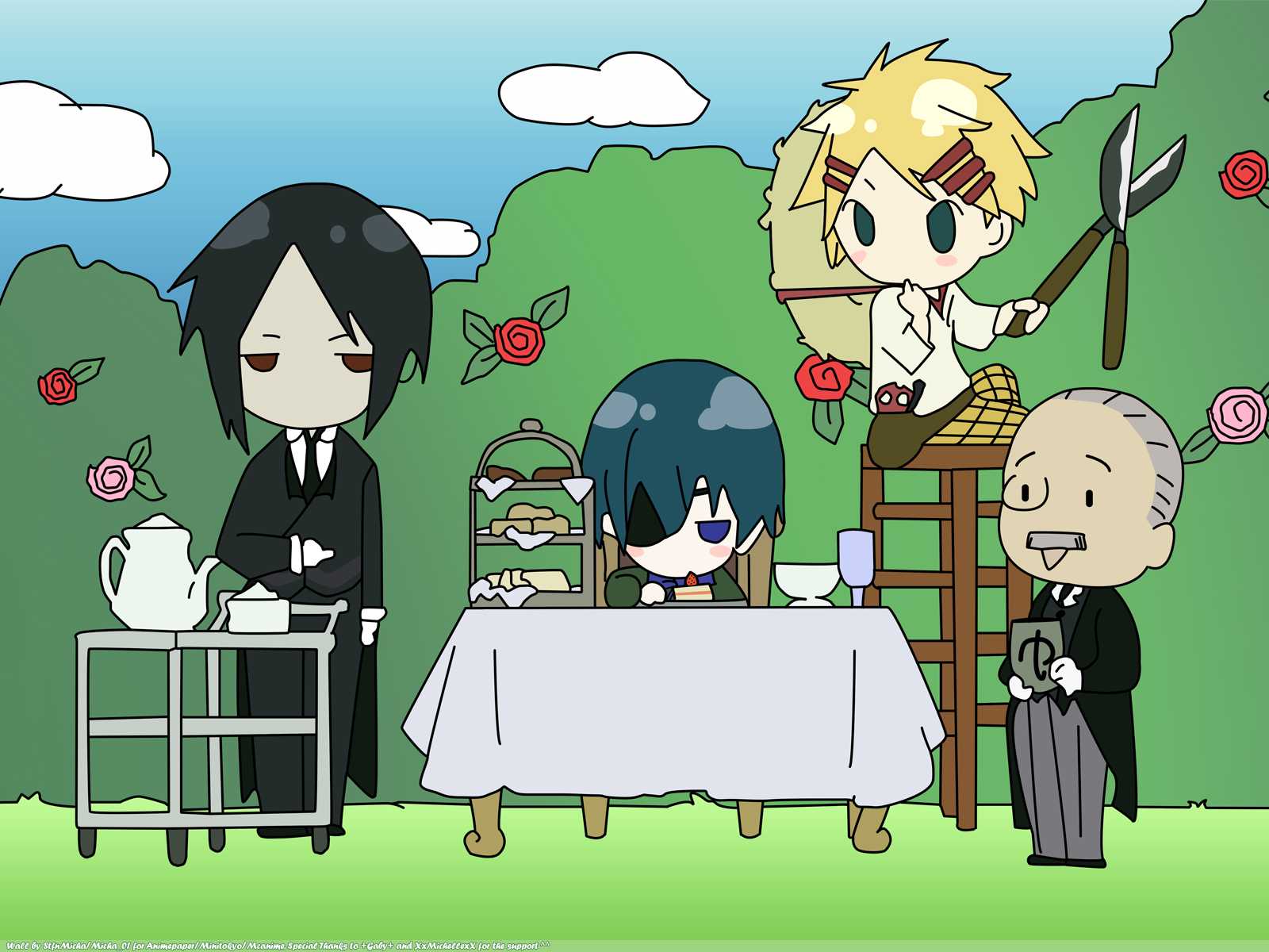 Black Butler Christmas Wallpapers - Top Free Black Butler Christmas ...