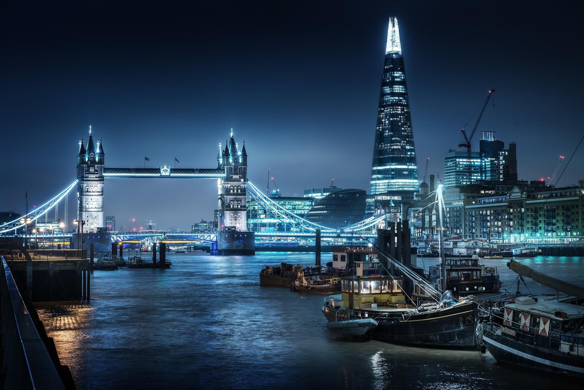 London Night Skyline Wallpapers - Top Free London Night Skyline ...