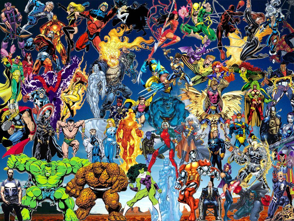 Marvel and DC Characters Wallpapers - Top Free Marvel and DC Characters ...