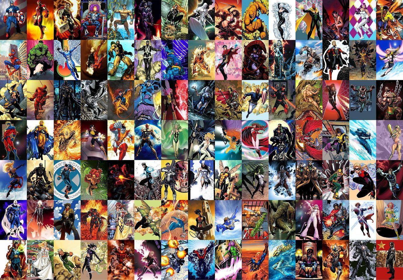 Marvel and DC Characters Wallpapers - Top Free Marvel and DC Characters ...