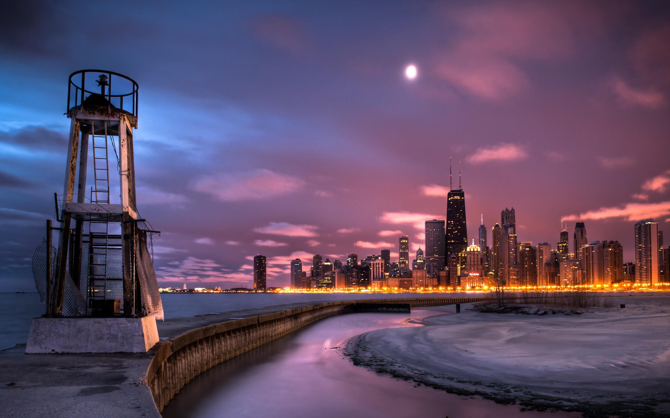 Chicago Sunrise Wallpapers - Top Free Chicago Sunrise Backgrounds ...