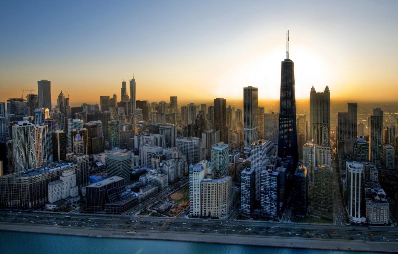 Chicago Sunrise Wallpapers - Top Free Chicago Sunrise Backgrounds ...