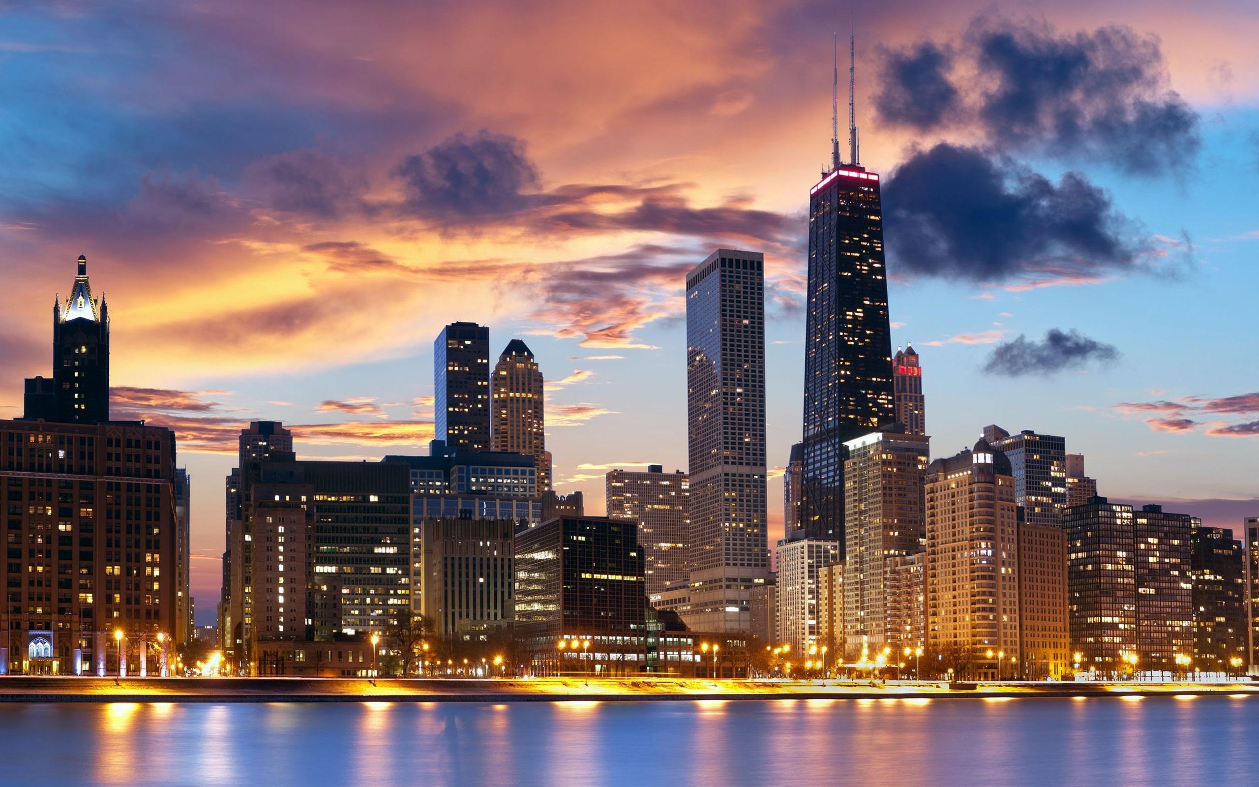 Chicago Sunrise Wallpapers - Top Free Chicago Sunrise Backgrounds ...