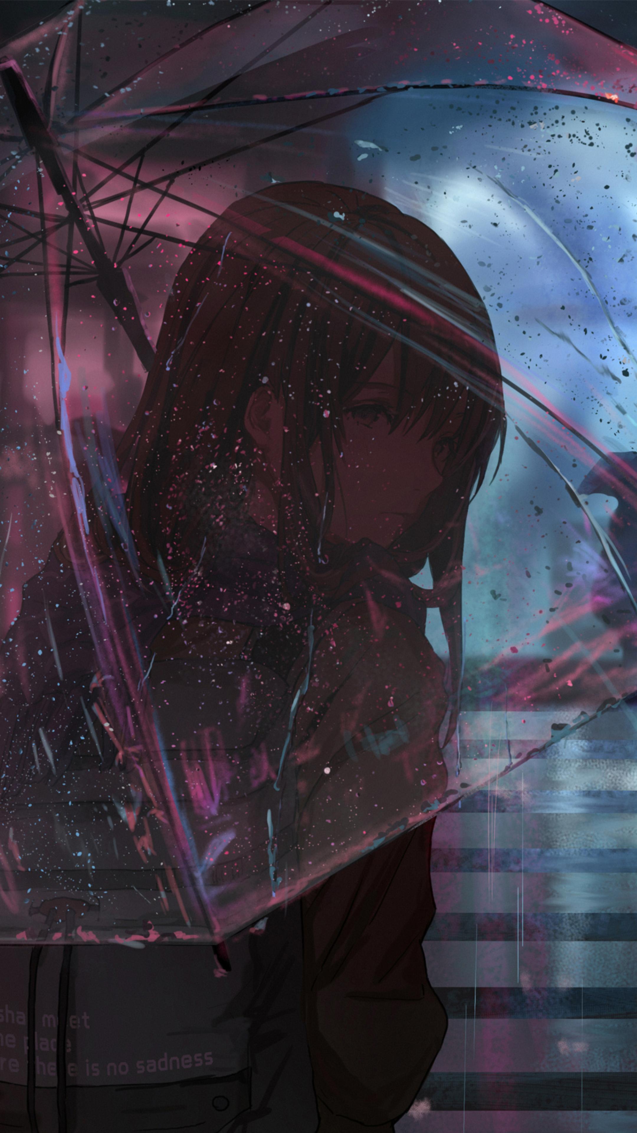 Anime Girl Sad Rain Wallpapers - Top Free Anime Girl Sad Rain ...