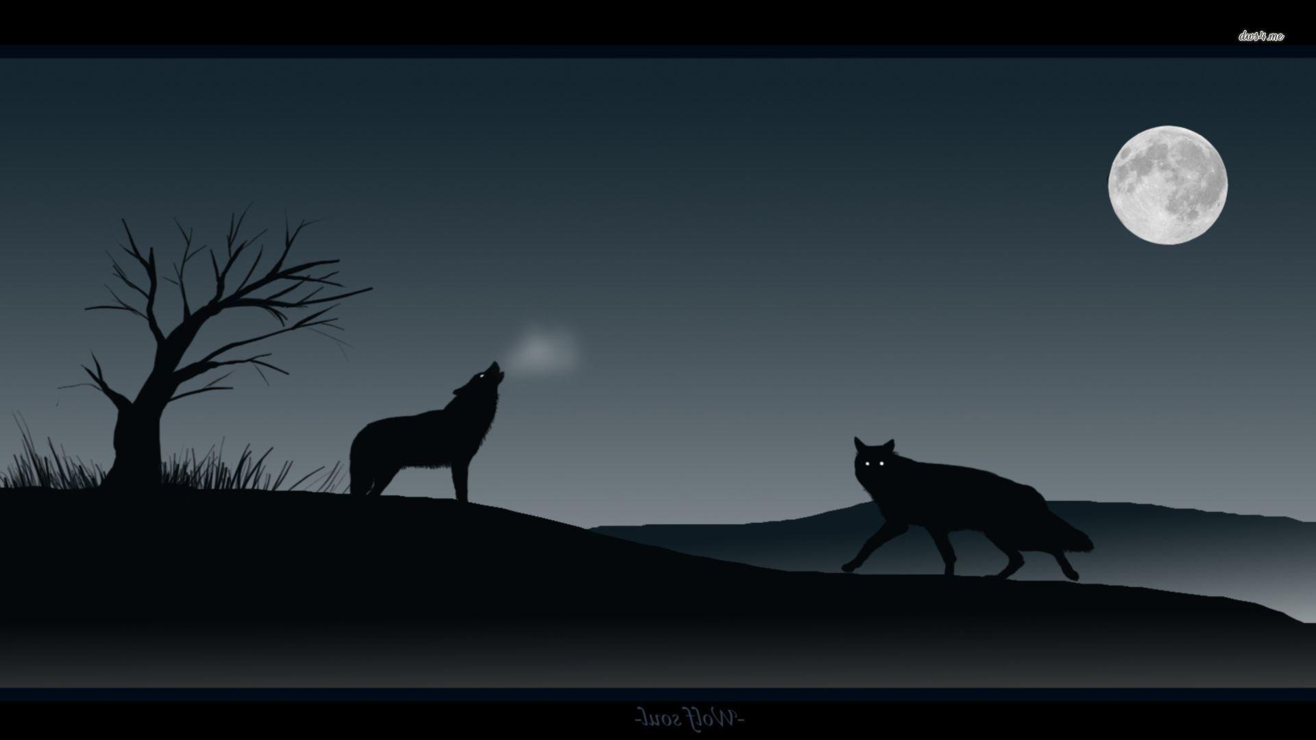 Night Wolf Wallpapers - Top Free Night Wolf Backgrounds - WallpaperAccess