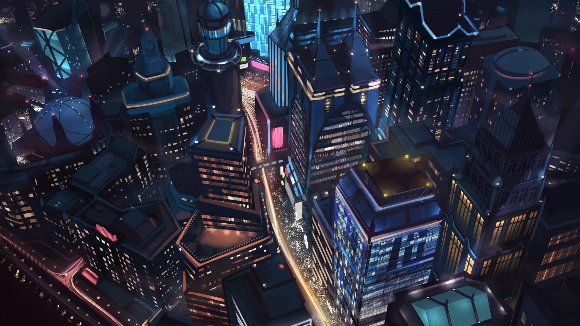 Night City View Wallpapers - Top Free Night City View Backgrounds ...