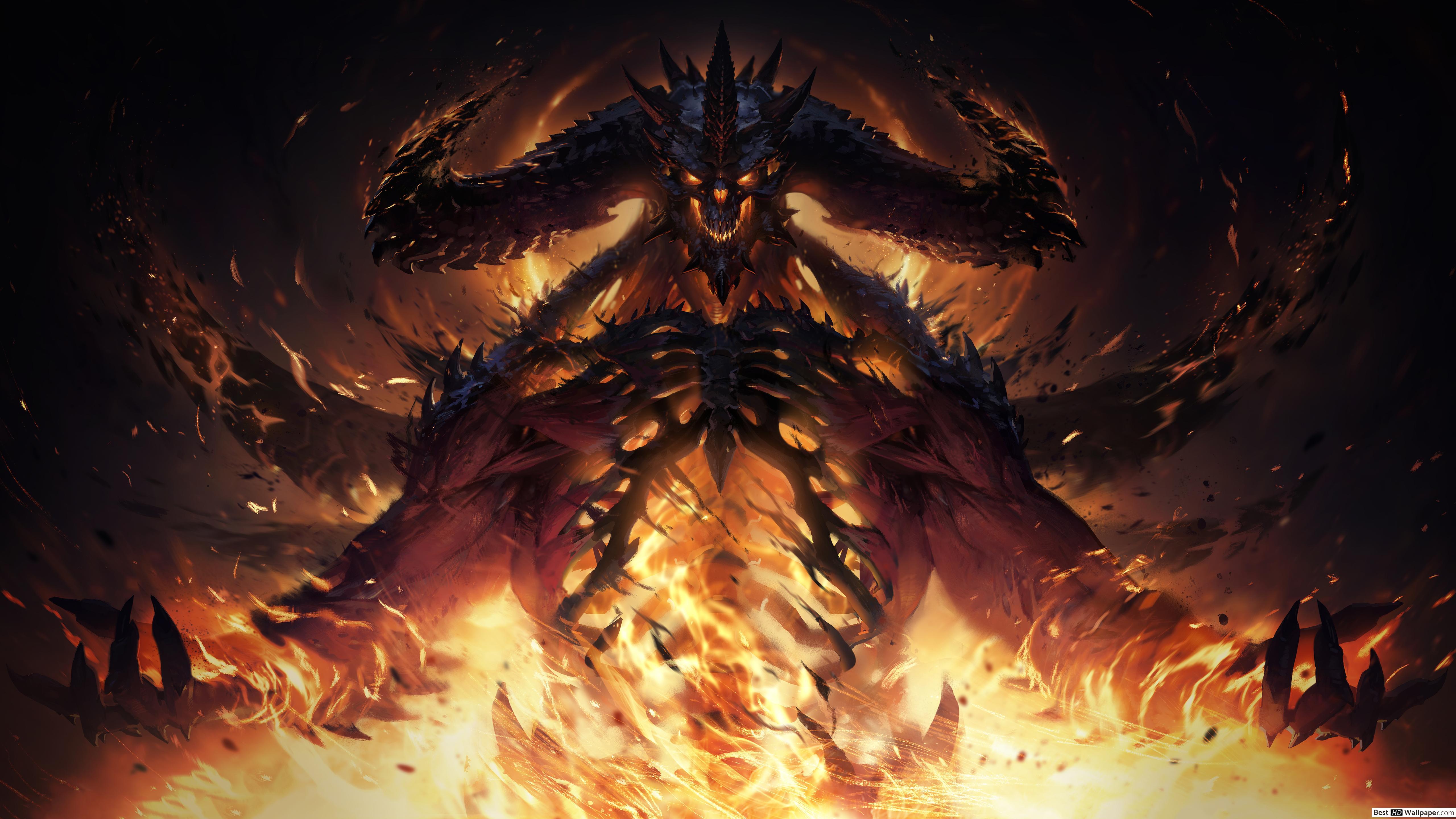 Demon Fire Wallpapers - Top Free Demon Fire Backgrounds - WallpaperAccess