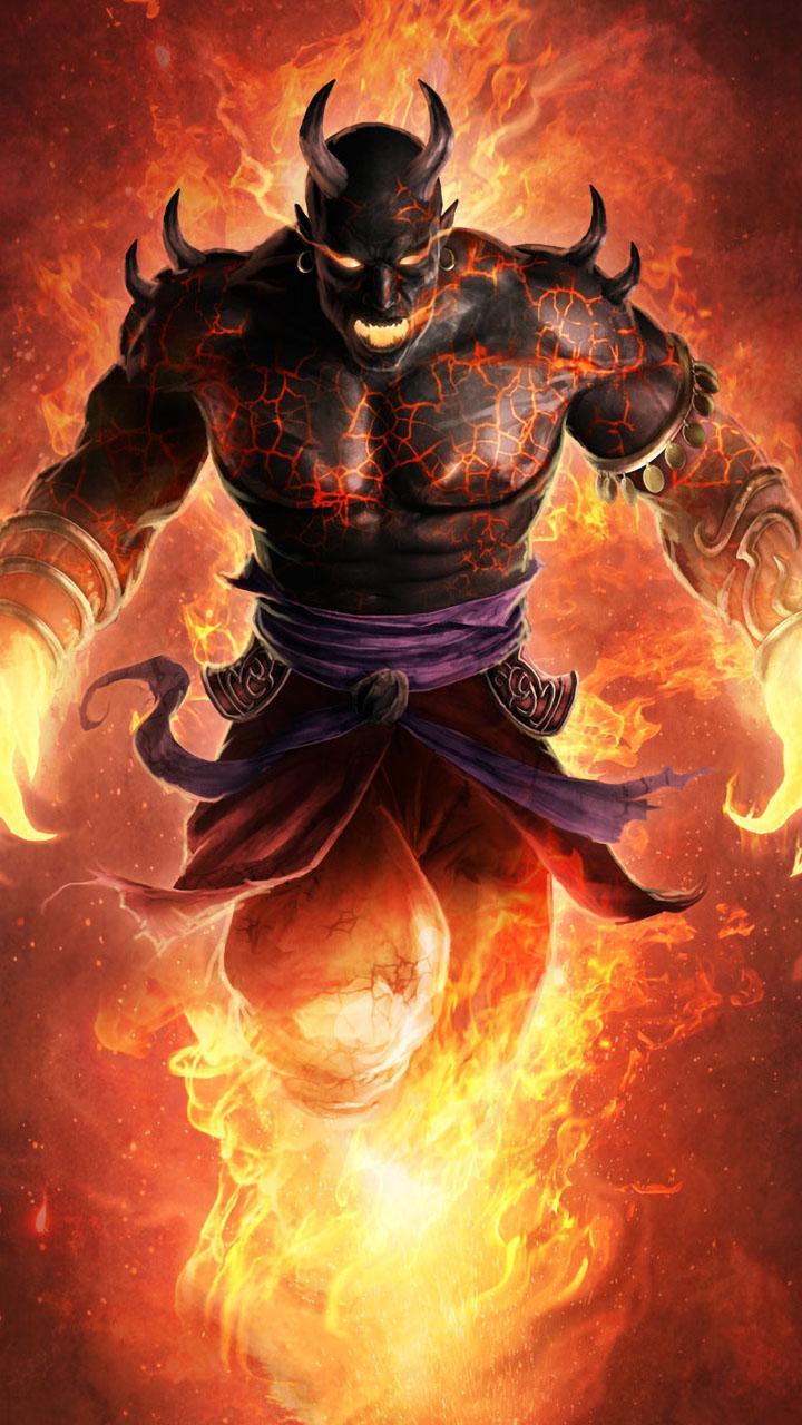 Demon Fire Wallpapers - Top Free Demon Fire Backgrounds - WallpaperAccess
