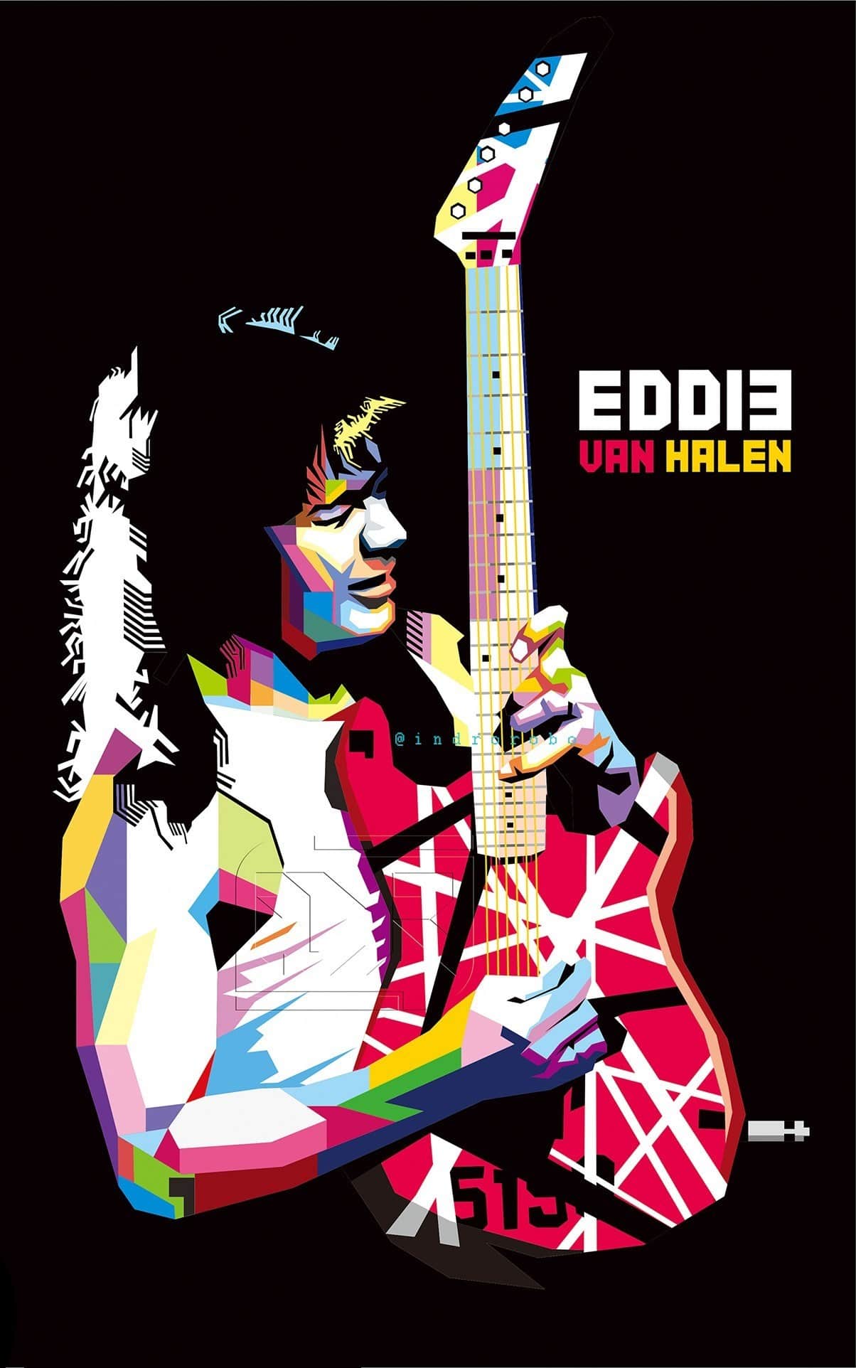 Eddie Van Halen Art Wallpapers - Top Free Eddie Van Halen Art ...