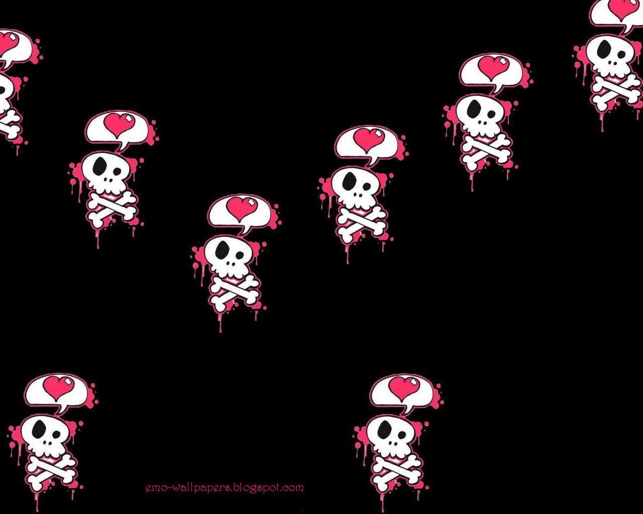 Emo Skull Wallpapers - Top Free Emo Skull Backgrounds - WallpaperAccess