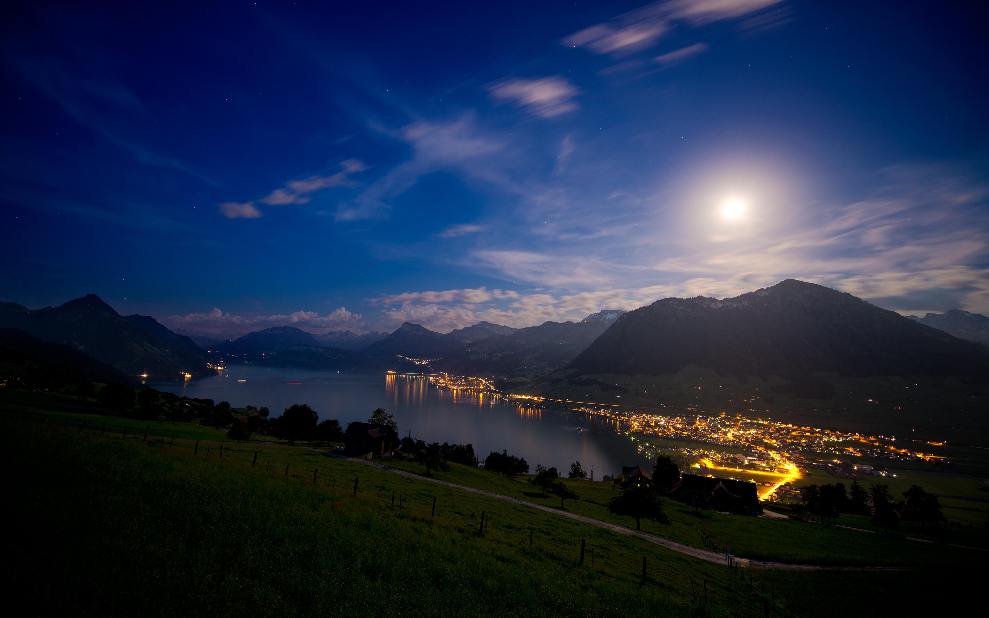 Switzerland Night Wallpapers - Top Free Switzerland Night Backgrounds ...