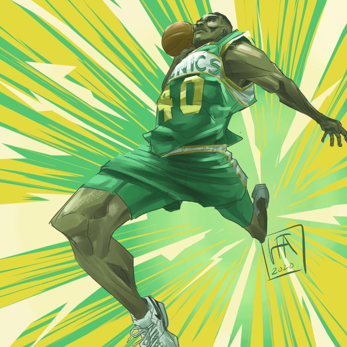 Shawn Kemp Wallpapers - Top Free Shawn Kemp Backgrounds - WallpaperAccess
