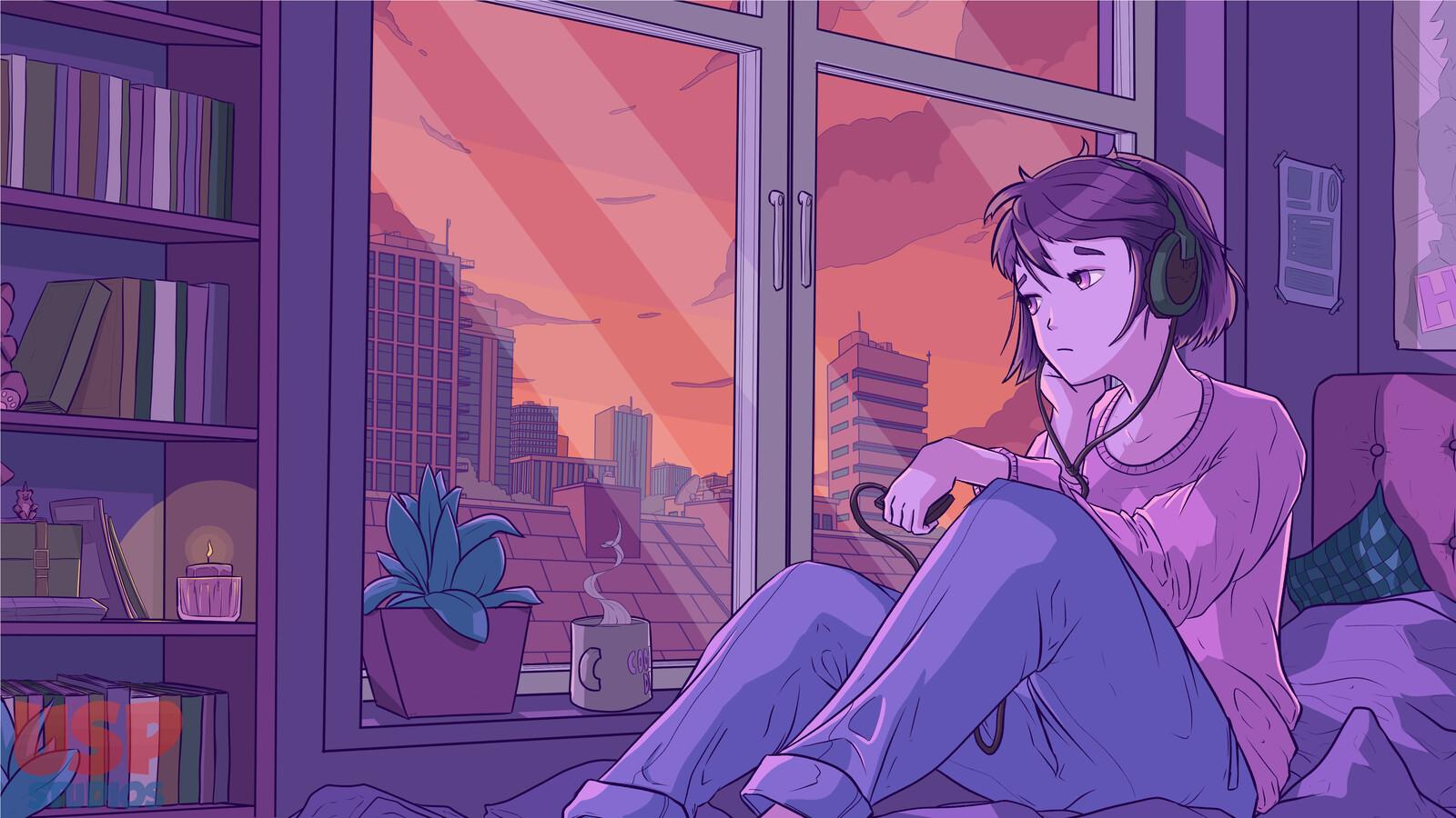 Sunset Lofi Wallpapers - Top Free Sunset Lofi Backgrounds - WallpaperAccess