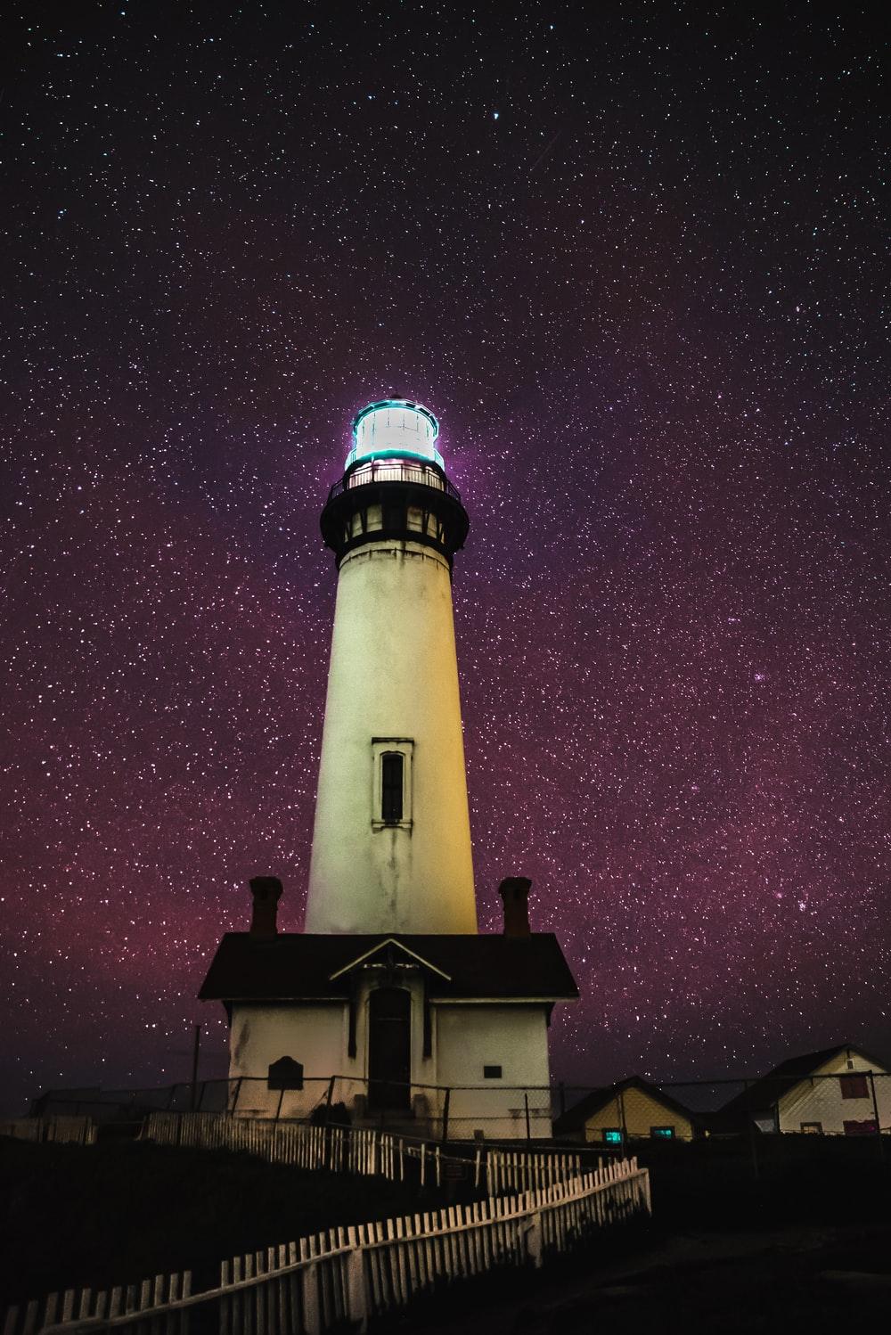 Night Lighthouse Wallpapers - Top Free Night Lighthouse Backgrounds ...