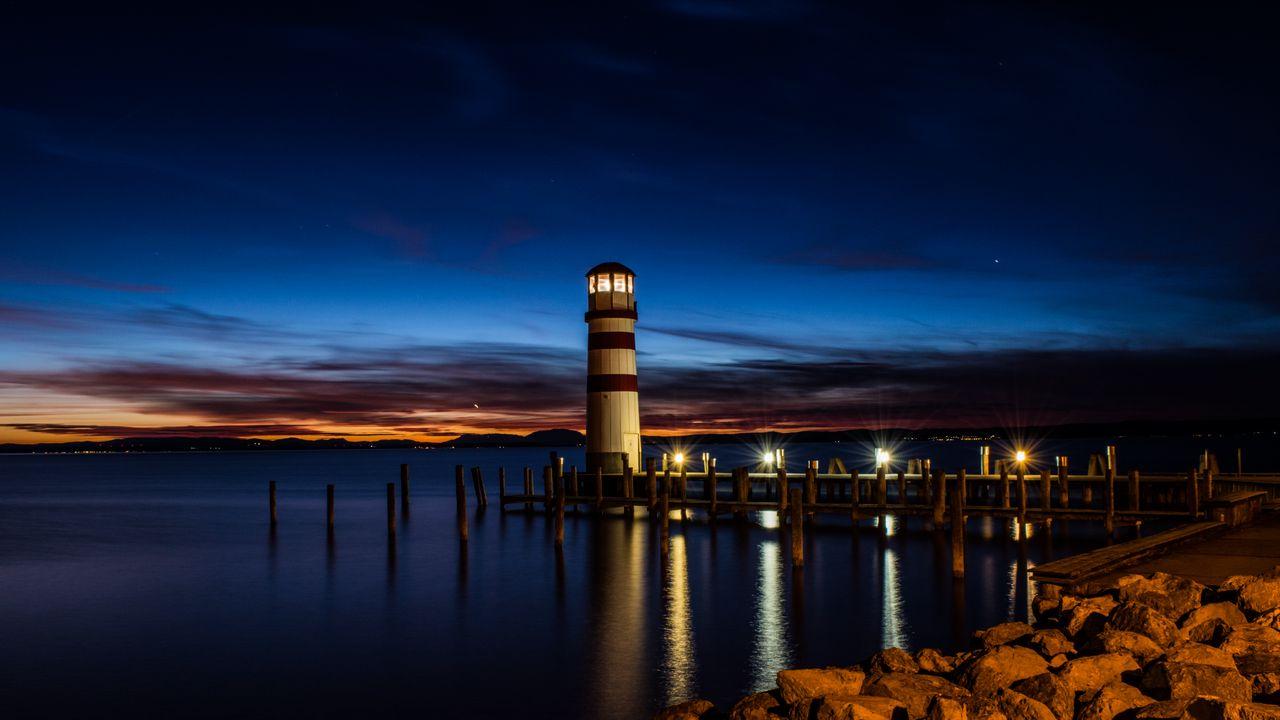 Night Lighthouse Wallpapers - Top Free Night Lighthouse Backgrounds ...