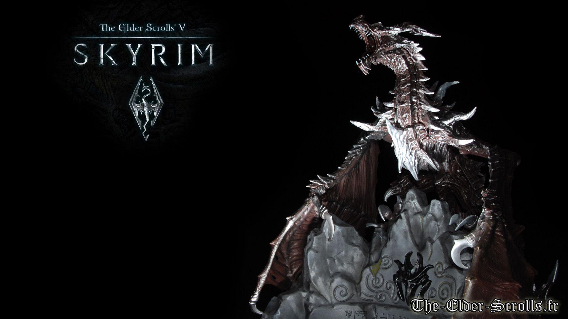 Skyrim Logo Wallpapers - Top Free Skyrim Logo Backgrounds - WallpaperAccess