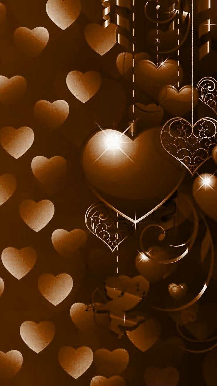 Brown Heart Wallpapers - Top Free Brown Heart Backgrounds - WallpaperAccess