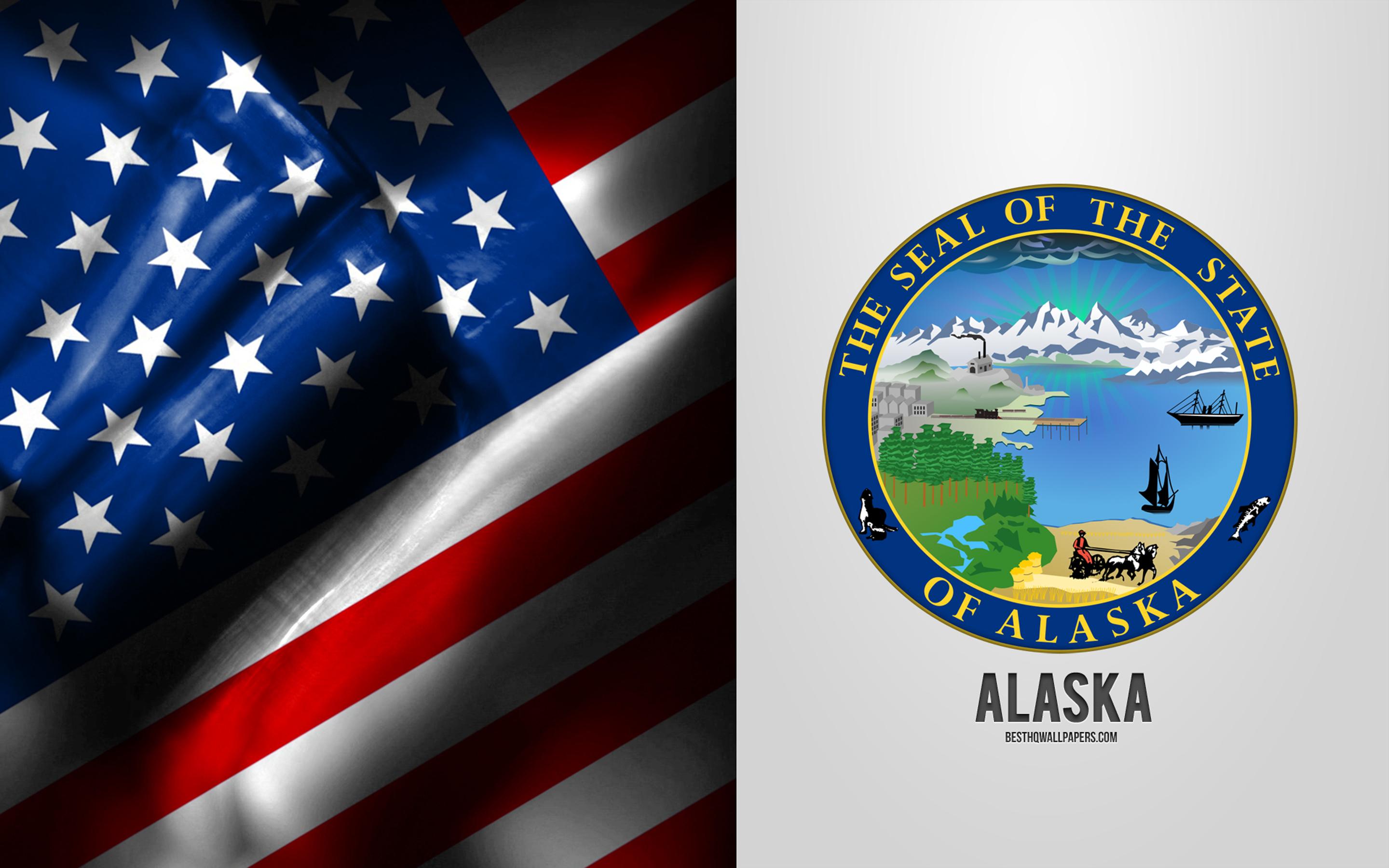 Alaska Flag Wallpapers - Top Free Alaska Flag Backgrounds - WallpaperAccess