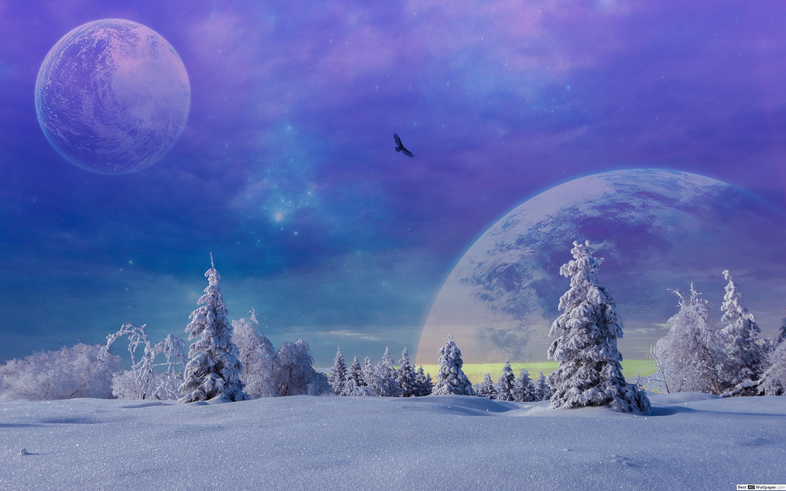 Snow Galaxy Wallpapers - Top Free Snow Galaxy Backgrounds - WallpaperAccess