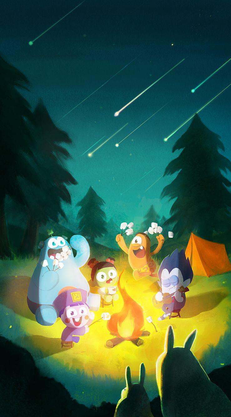 Cartoon Camping Wallpapers - Top Free Cartoon Camping Backgrounds ...