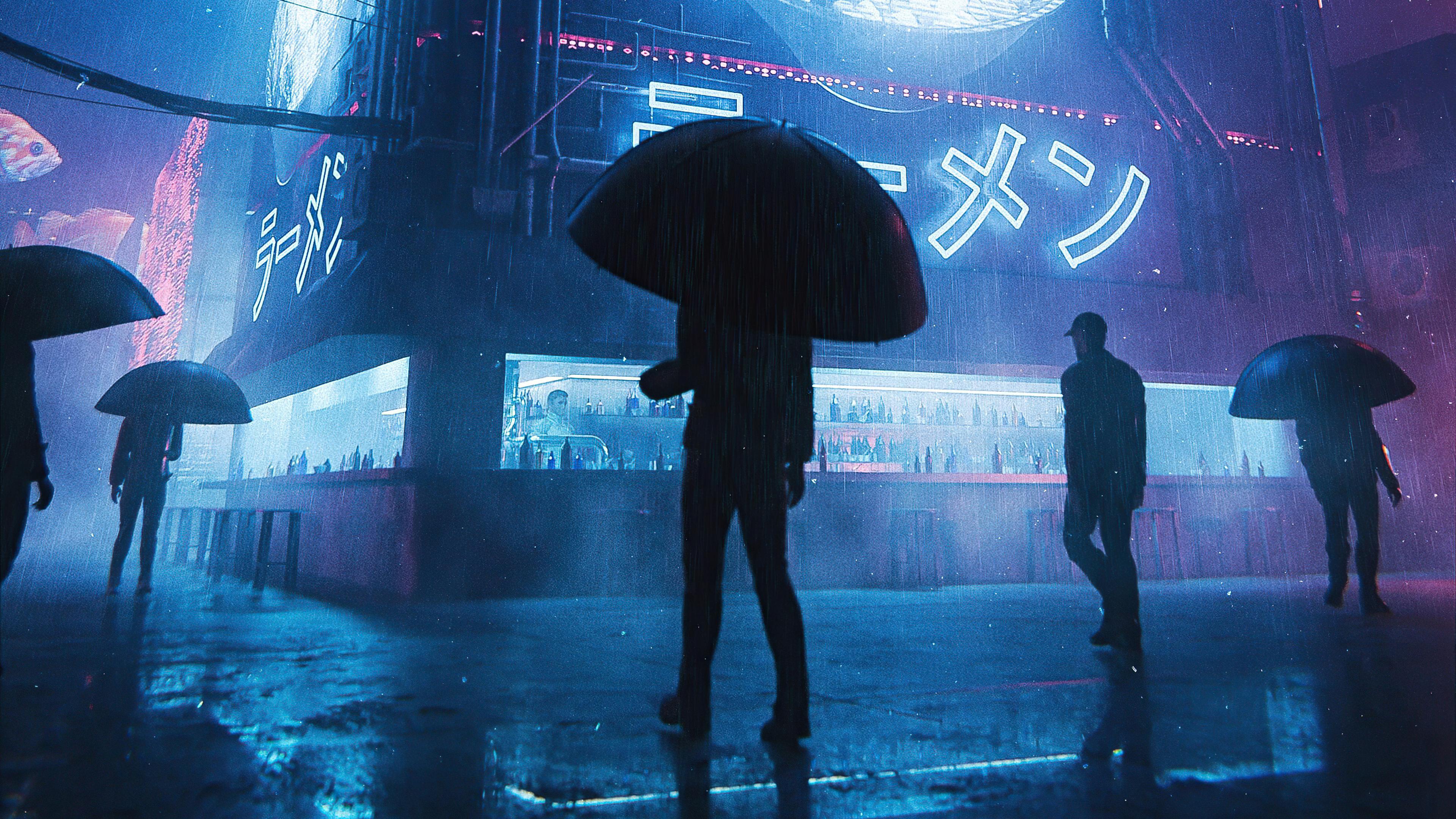 Cyberpunk Rain Wallpapers - Top Free Cyberpunk Rain Backgrounds ...