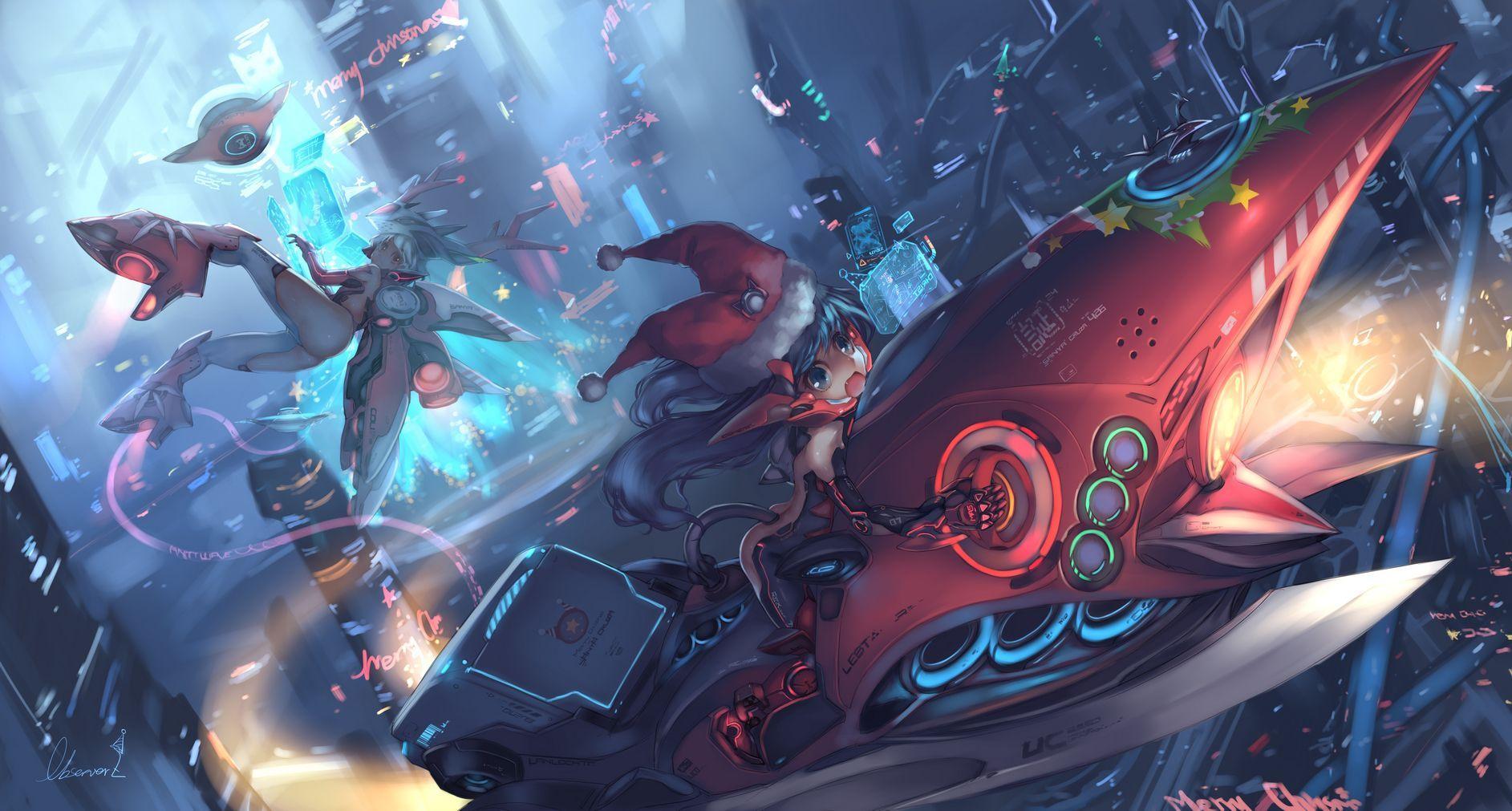 Futuristic Christmas Wallpapers - Top Free Futuristic Christmas ...