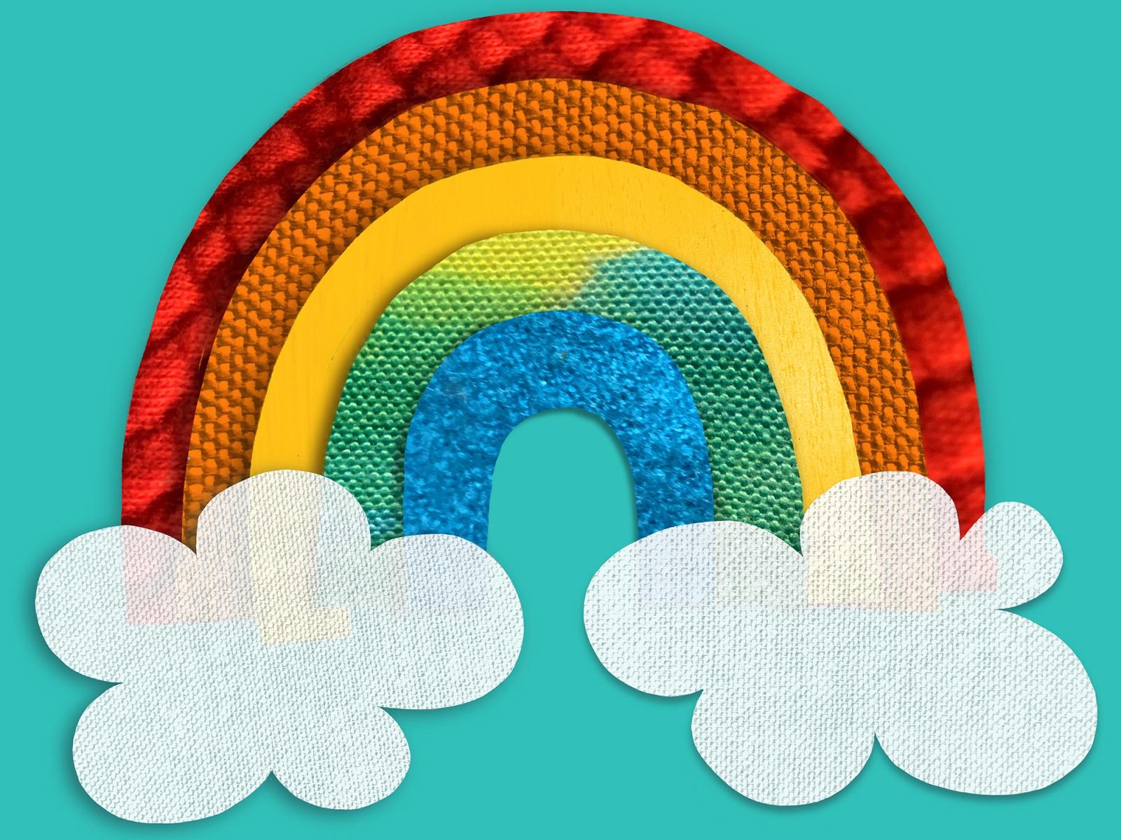 Rainbow Collage Wallpapers - Top Free Rainbow Collage Backgrounds ...