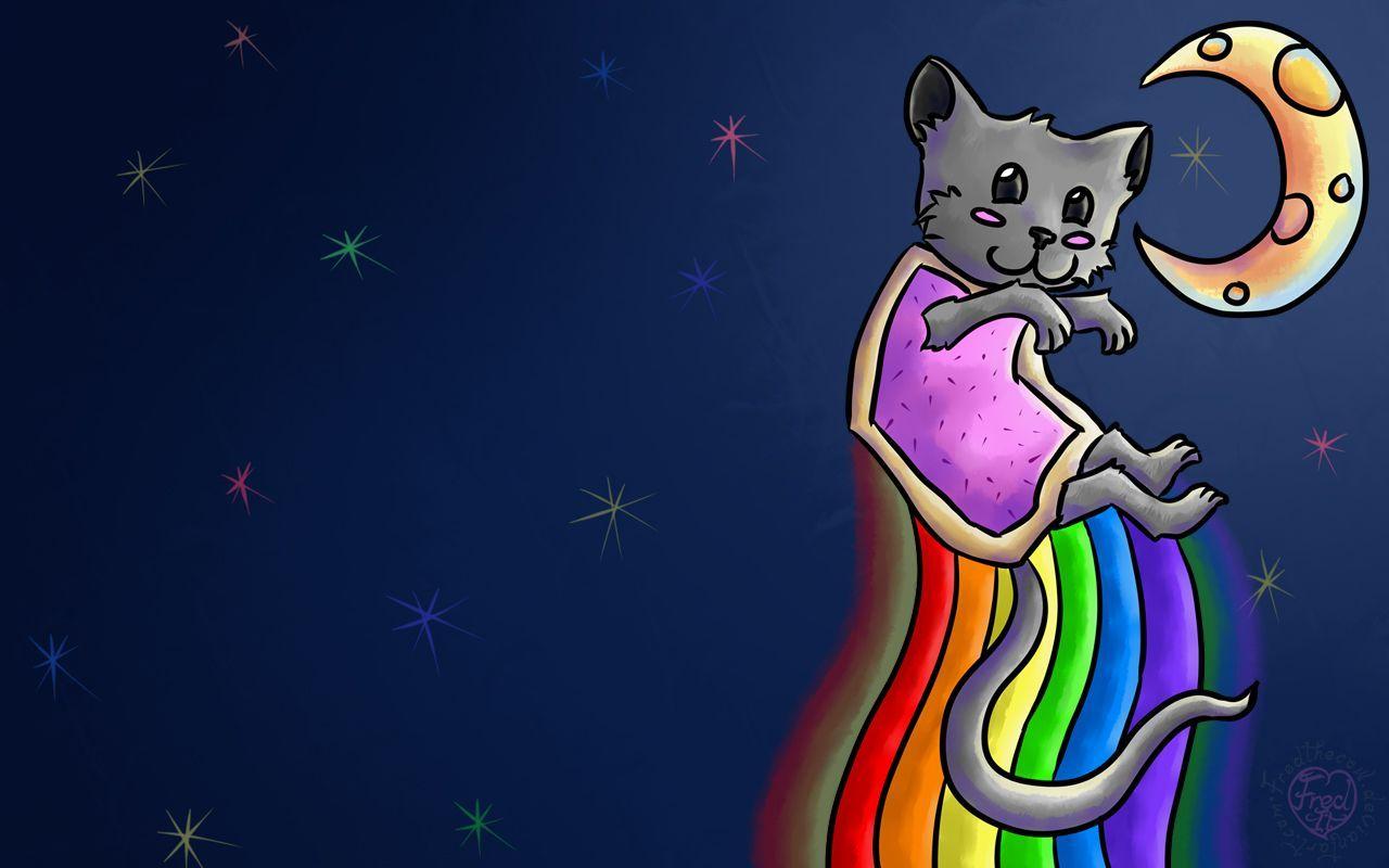 Kawaii Nyan Cat Wallpapers - Top Free Kawaii Nyan Cat Backgrounds ...