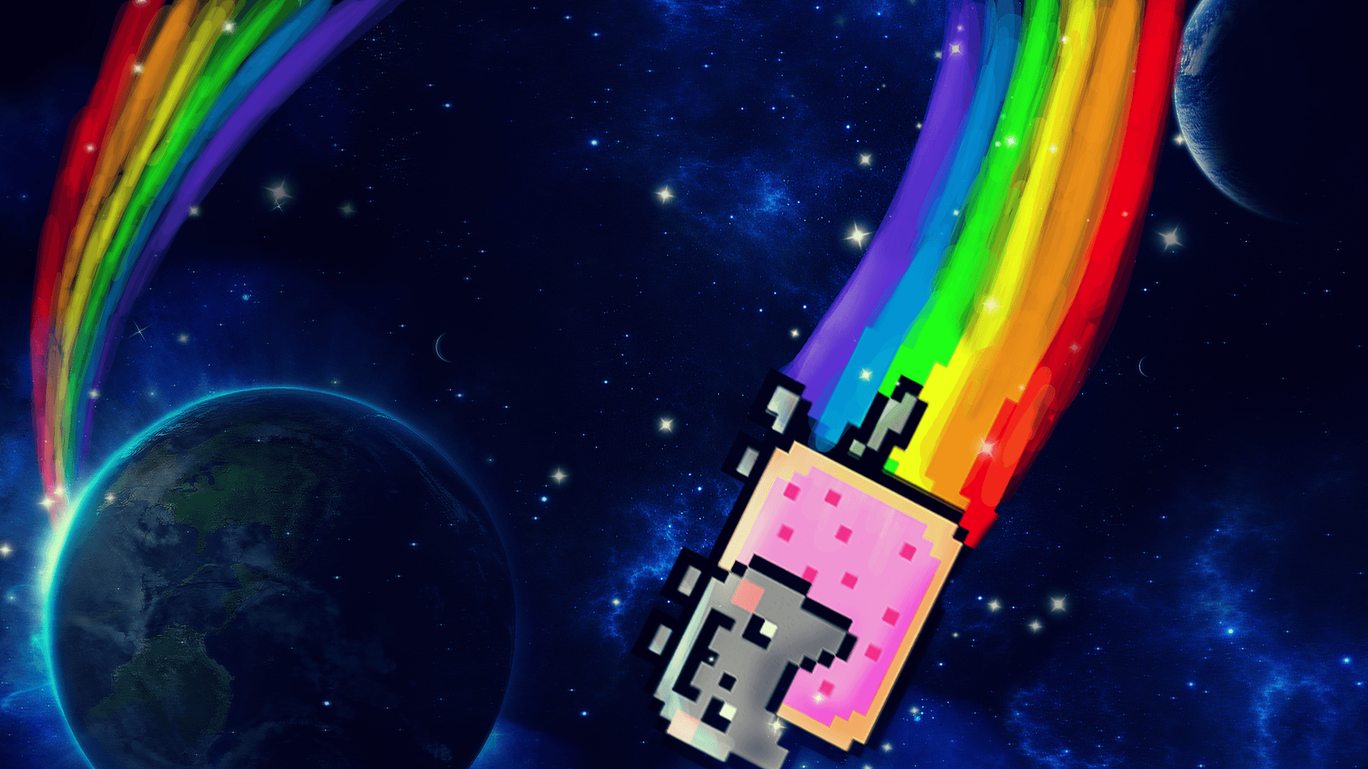 Kawaii Nyan Cat Wallpapers - Top Free Kawaii Nyan Cat Backgrounds ...