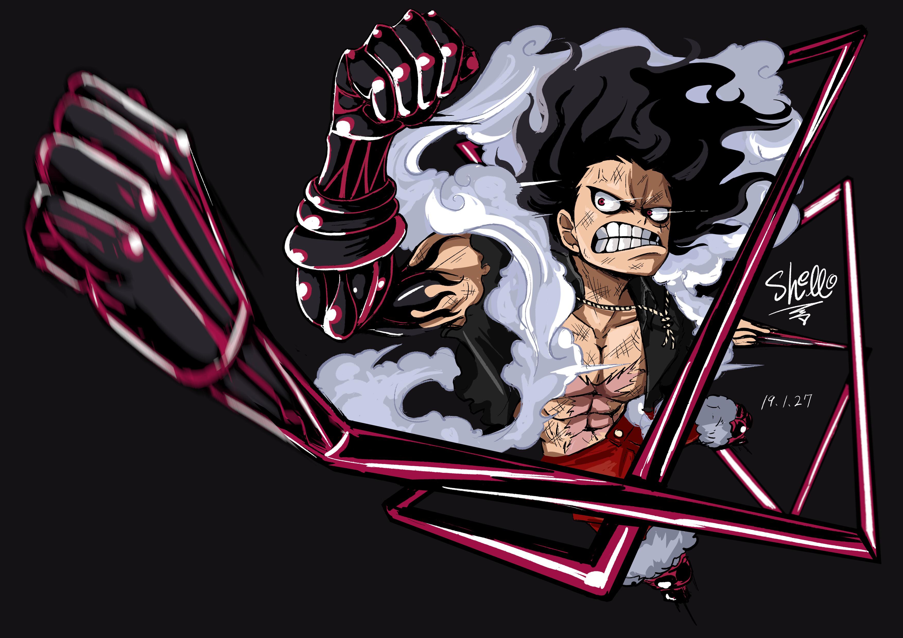 Luffy Gear Fourth Wallpapers - Top Free Luffy Gear Fourth Backgrounds ...