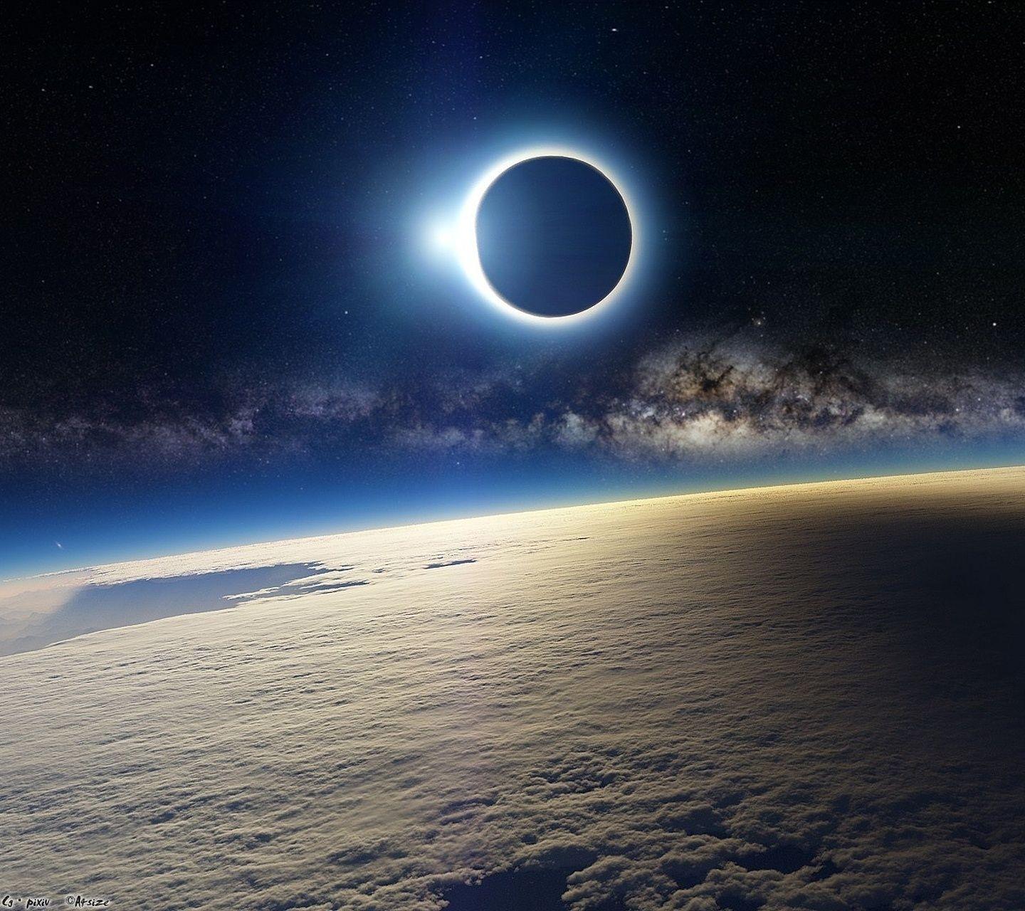 Earth Eclipse Wallpapers - Top Free Earth Eclipse Backgrounds ...