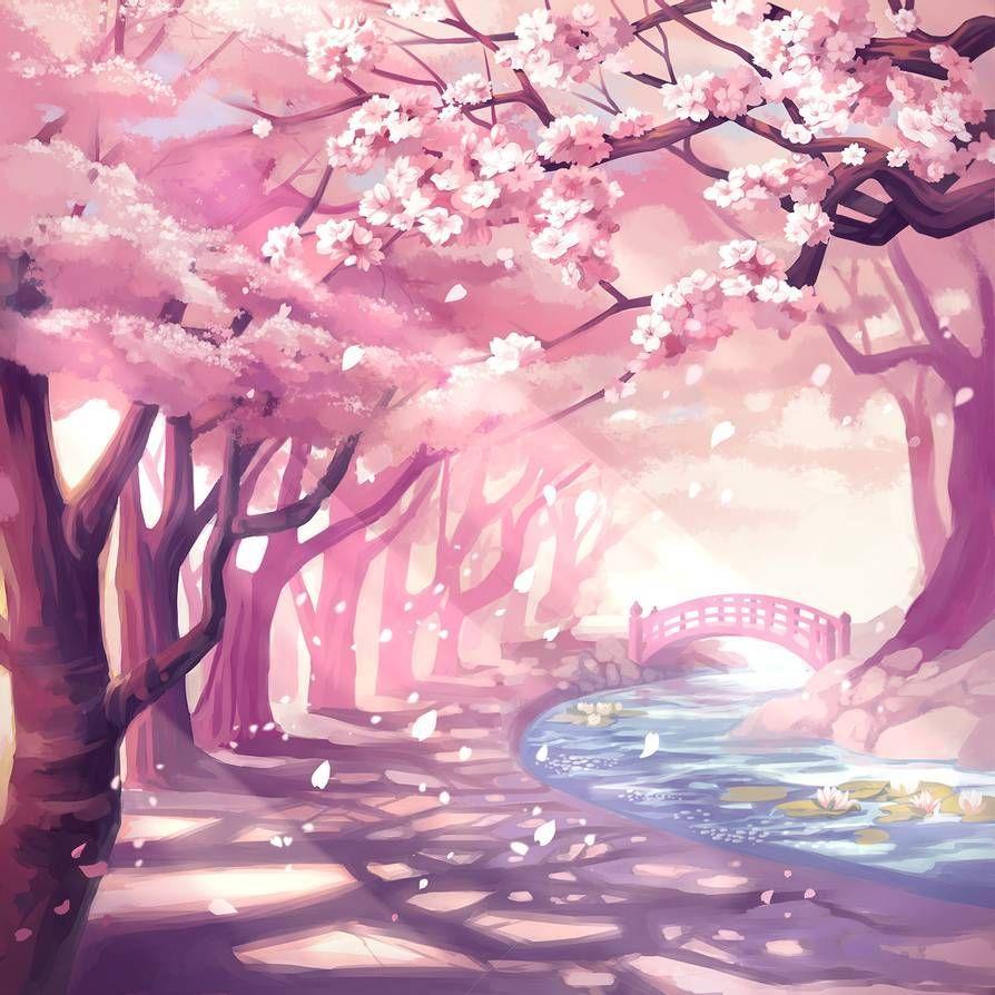 Anime Spring Scenery Wallpapers - Top Free Anime Spring Scenery ...