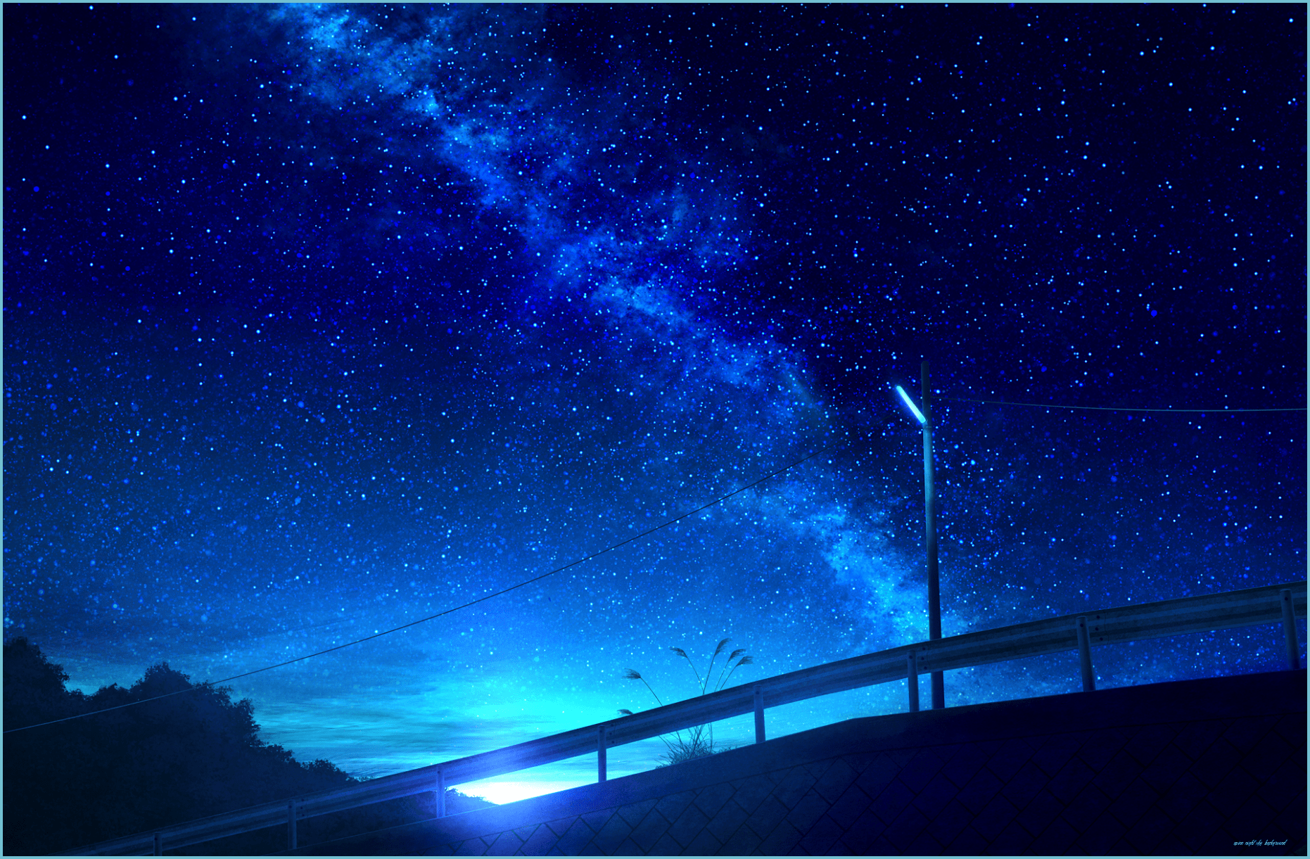 Starry Night Anime Wallpapers - Top Free Starry Night Anime Backgrounds ...