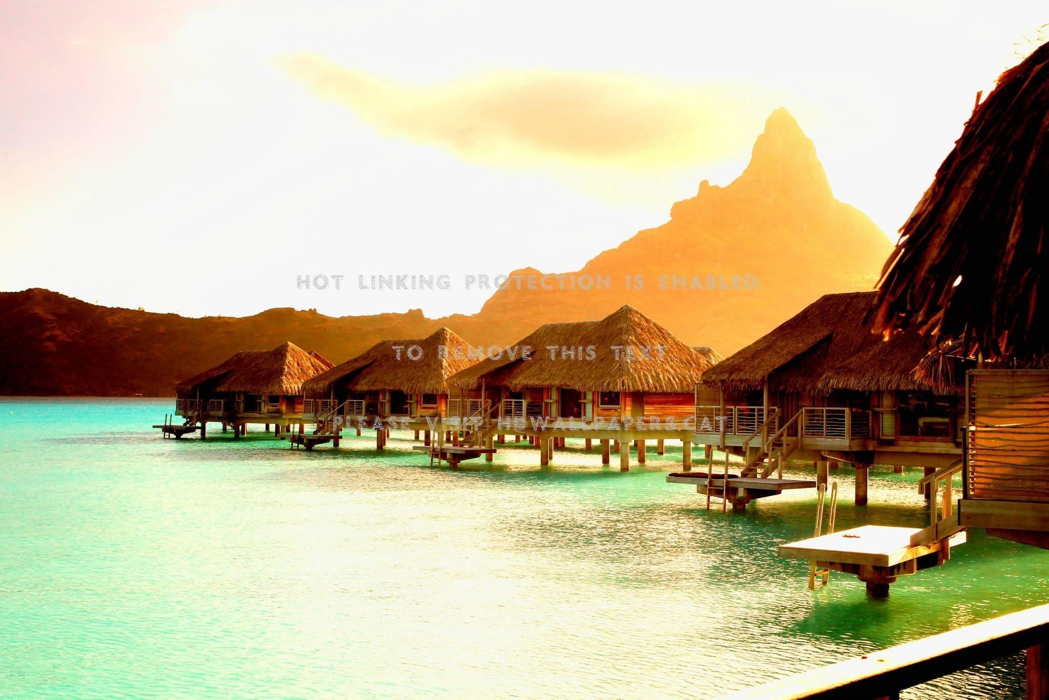 Bora Bora Sunset Desktop Wallpapers - Top Free Bora Bora Sunset Desktop ...