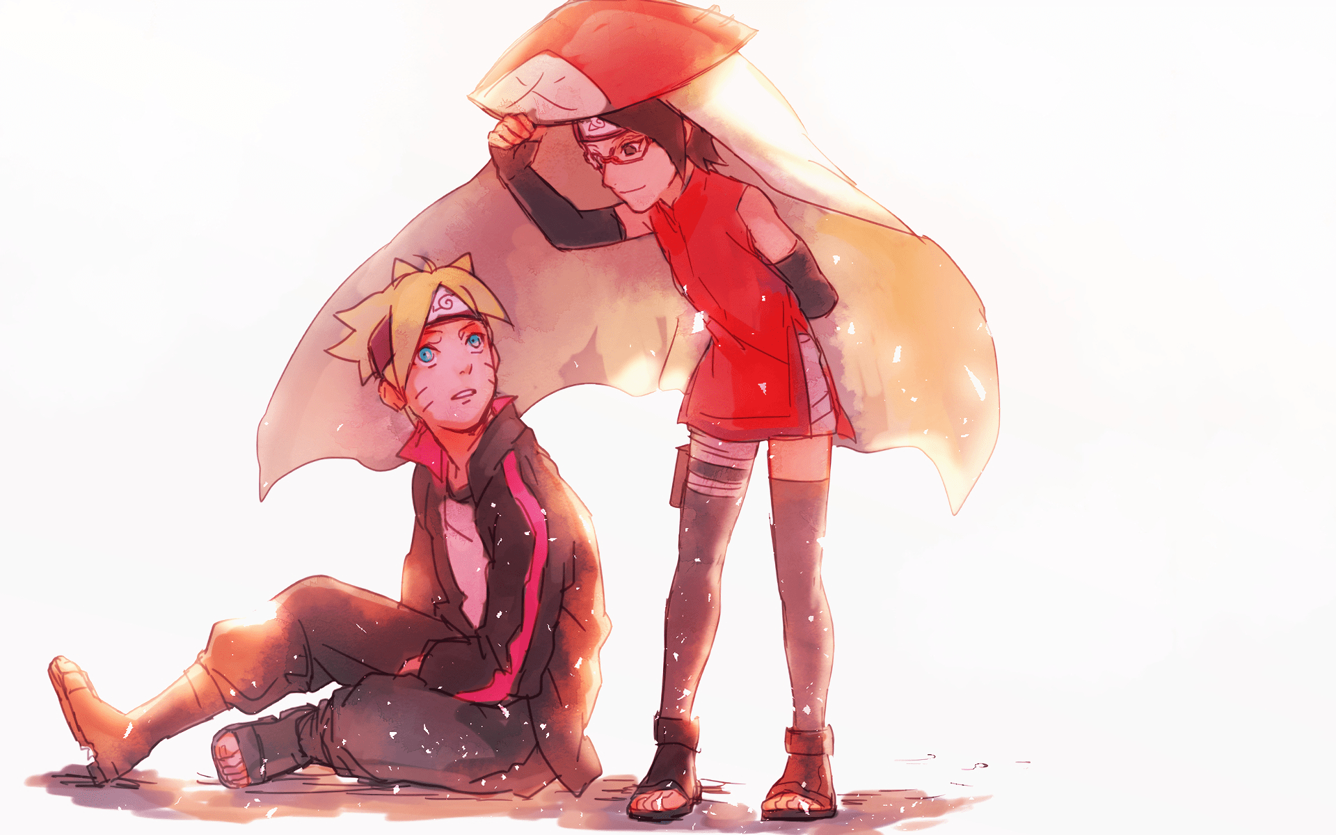 Boruto and Sarada Love Wallpapers - Top Free Boruto and Sarada Love Backgrounds - WallpaperAccess