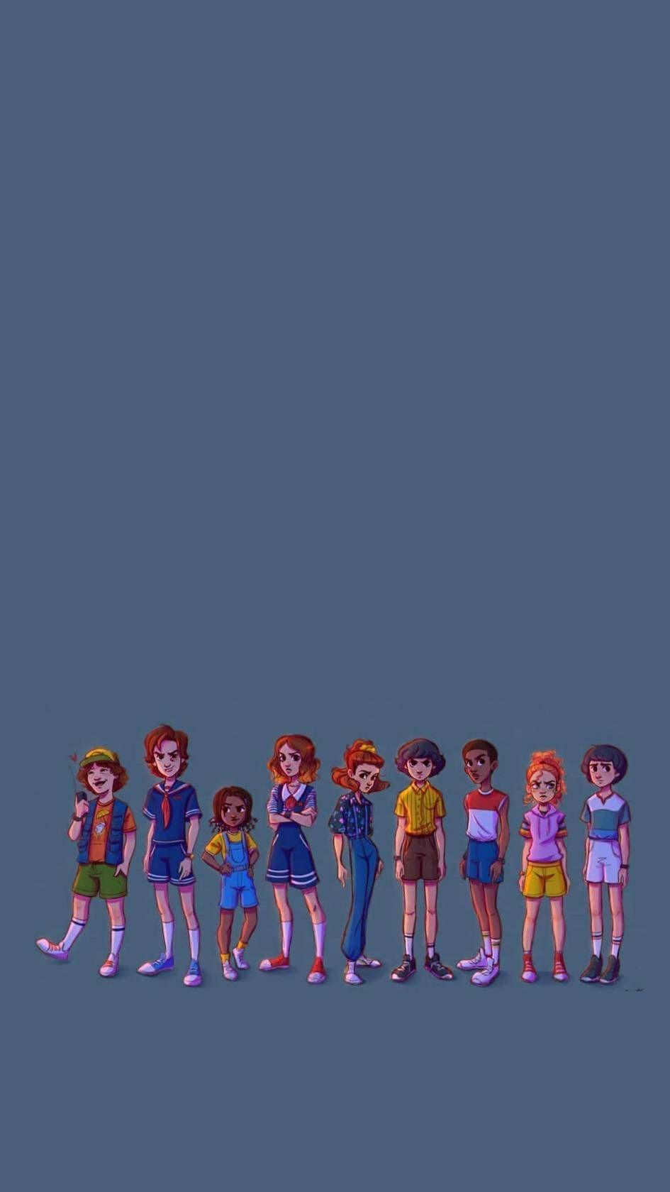Stranger Things Cartoon Wallpapers - Top Free Stranger Things Cartoon ...