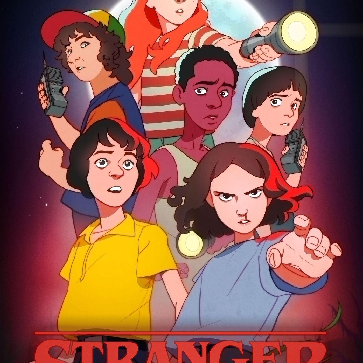 Stranger Things Cartoon Wallpapers - Top Free Stranger Things Cartoon ...