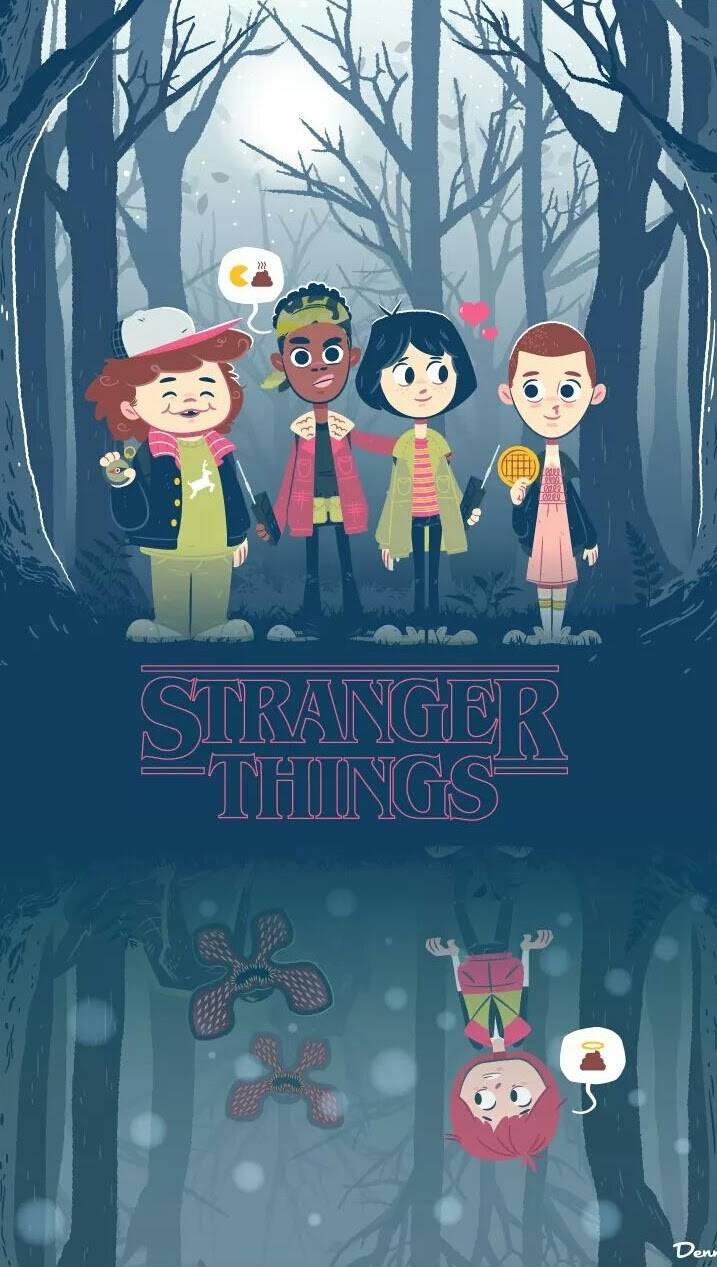 Stranger Things Cartoon Wallpapers - Top Free Stranger Things Cartoon ...