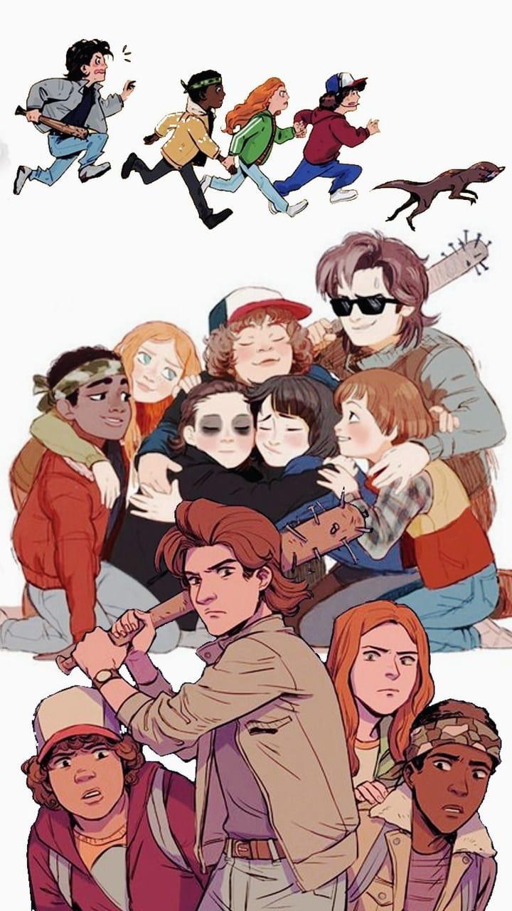 Stranger Things Cartoon Wallpapers - Top Free Stranger Things Cartoon ...