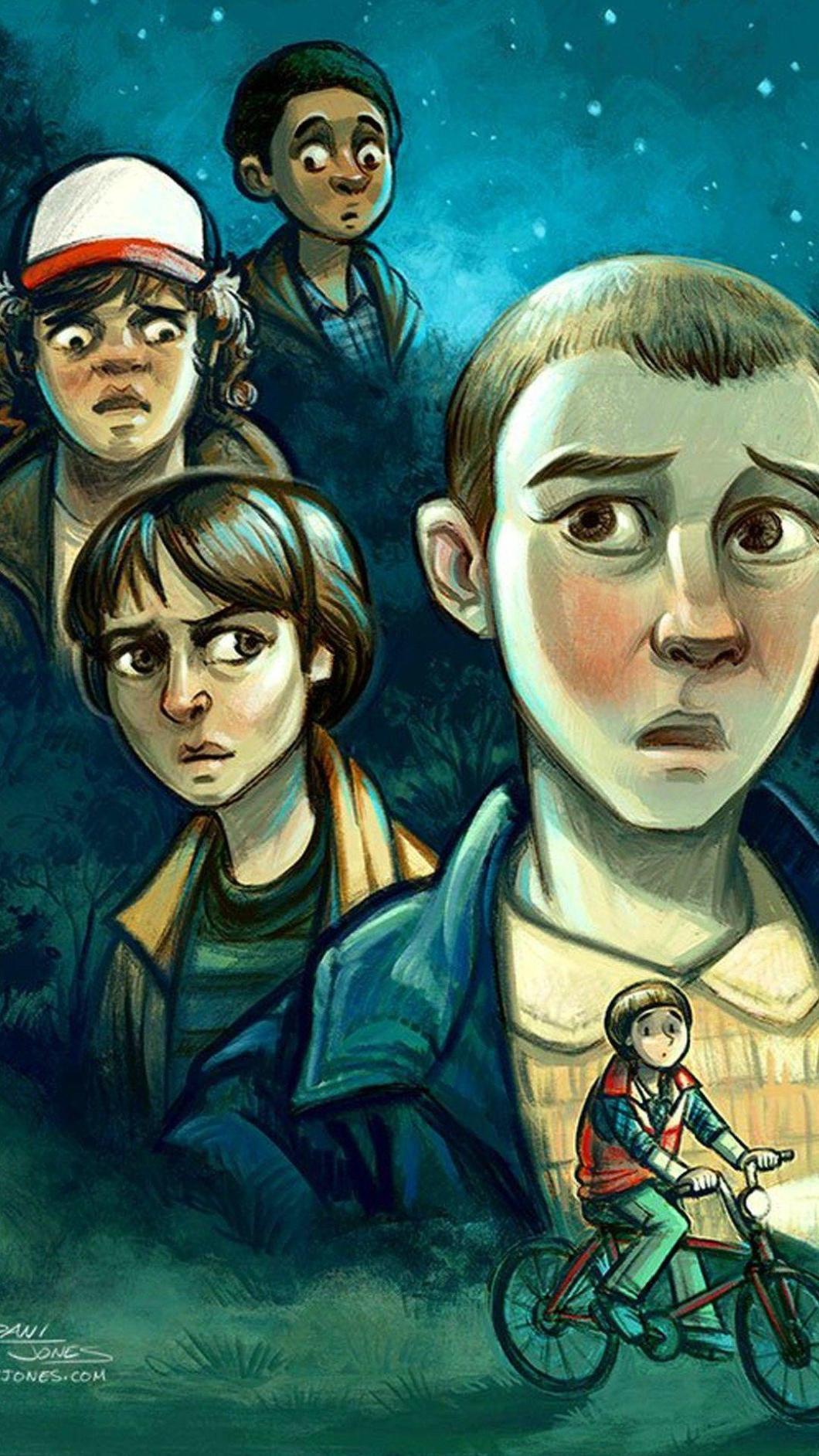 Stranger Things Cartoon Wallpapers - Top Free Stranger Things Cartoon ...