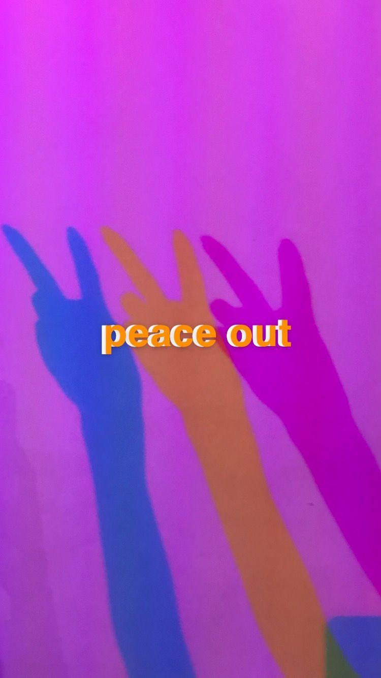 Peace Out Wallpapers - Top Free Peace Out Backgrounds - WallpaperAccess